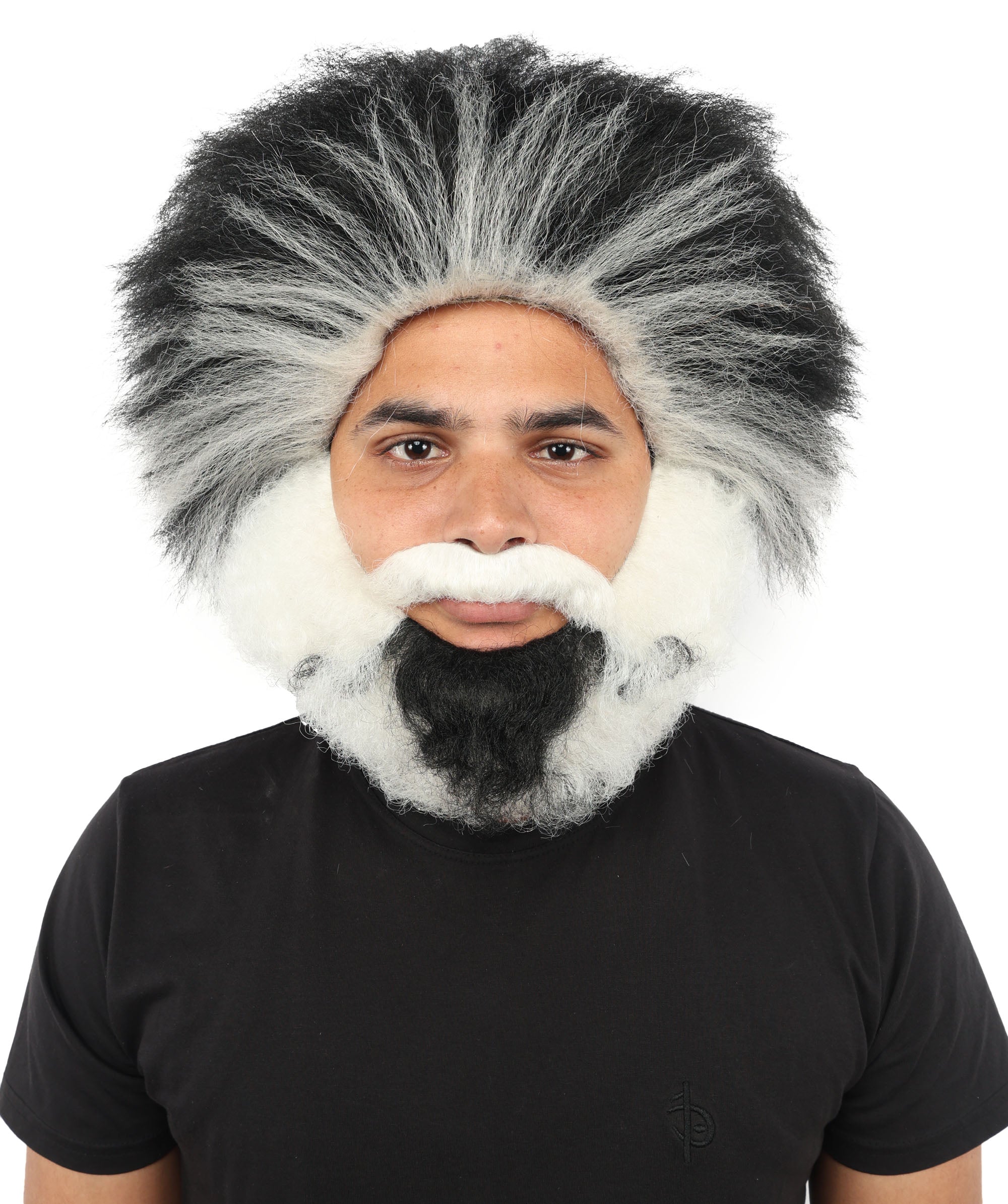 HPO Adult Men's Hillbilly Wig, Mustache & Beard Set | Straight Multico ...