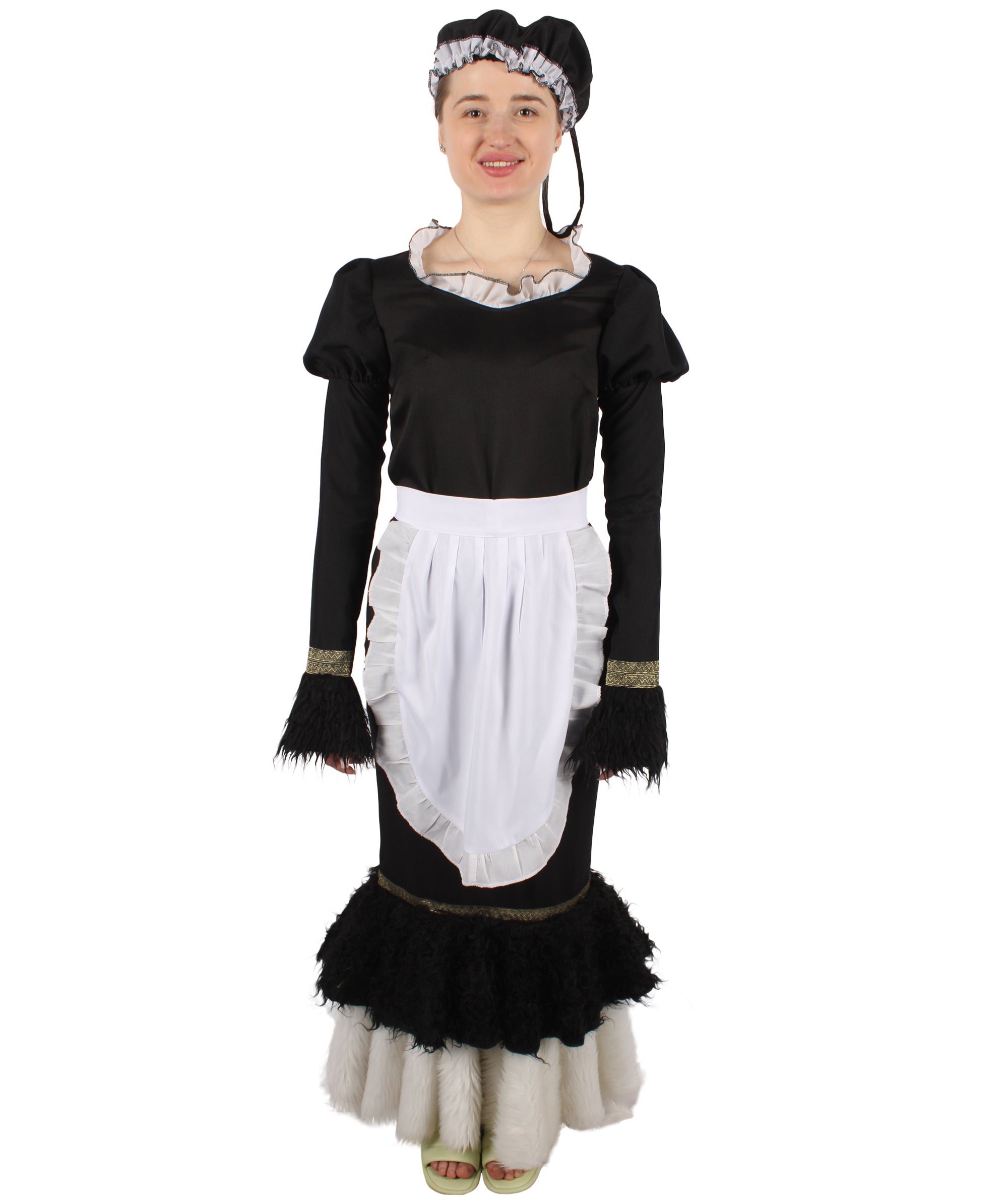 Adult Women feather duster Costume I - HalloweenPartyOnline