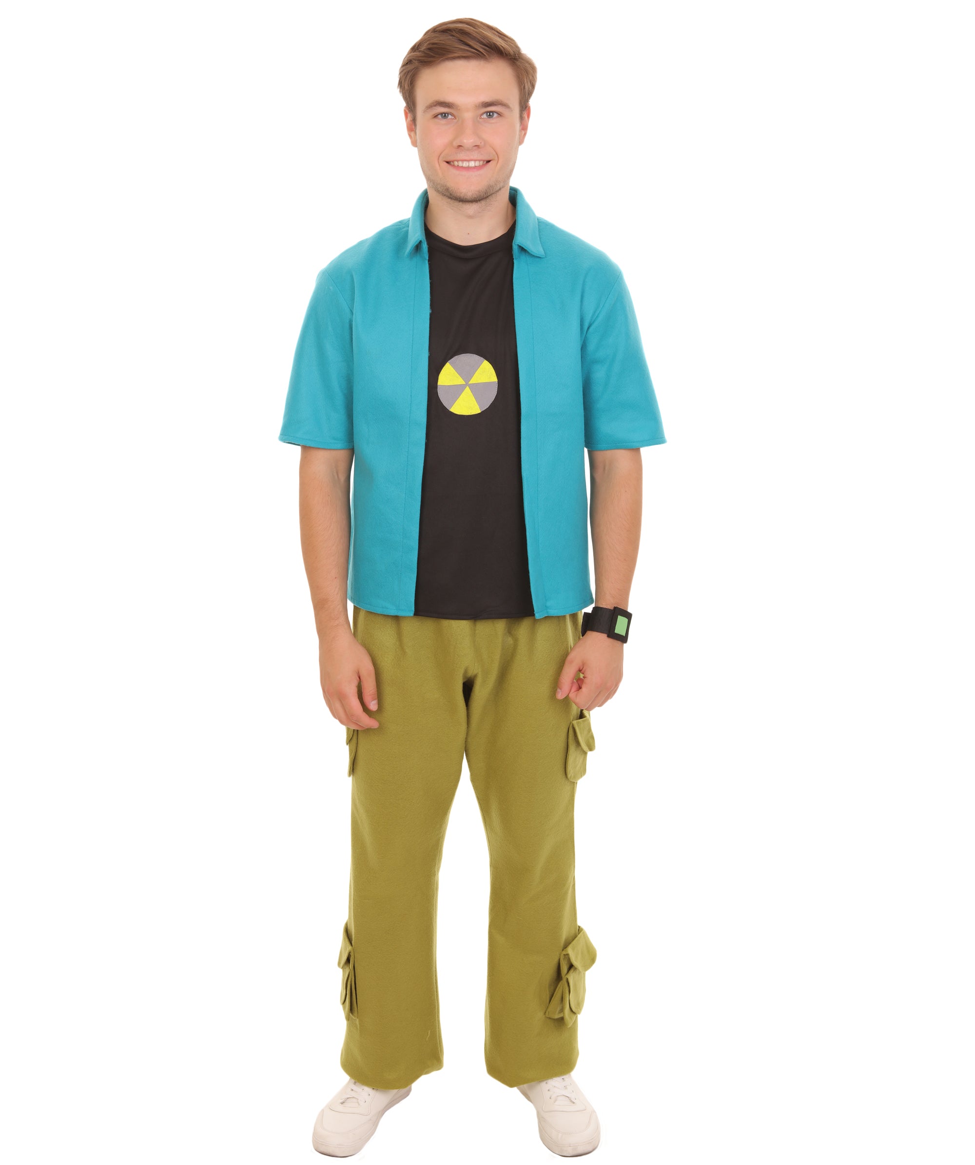 Adult Men’s Cartoon Character Green Super Smarty Pants Costume | All S ...