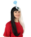 Alien Wig with Antennae - Adult / Blue - HalloweenPartyOnline