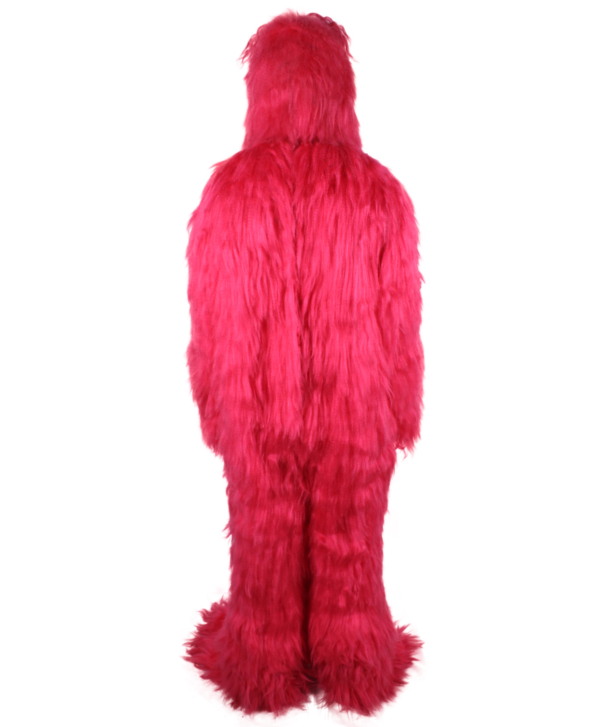 Pink Furry Monster Costume - HalloweenPartyOnline