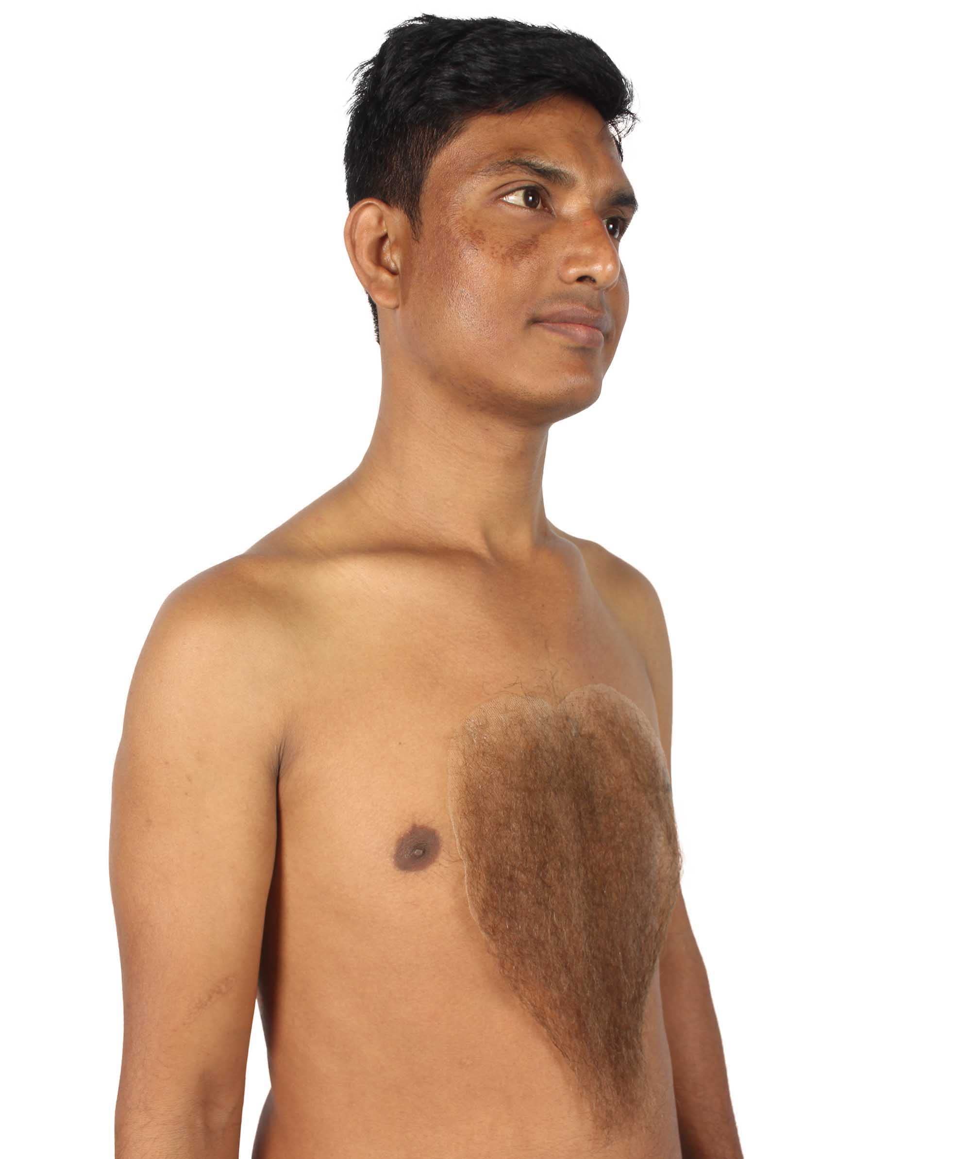 Realistic Fake Chest Hair - HalloweenPartyOnline