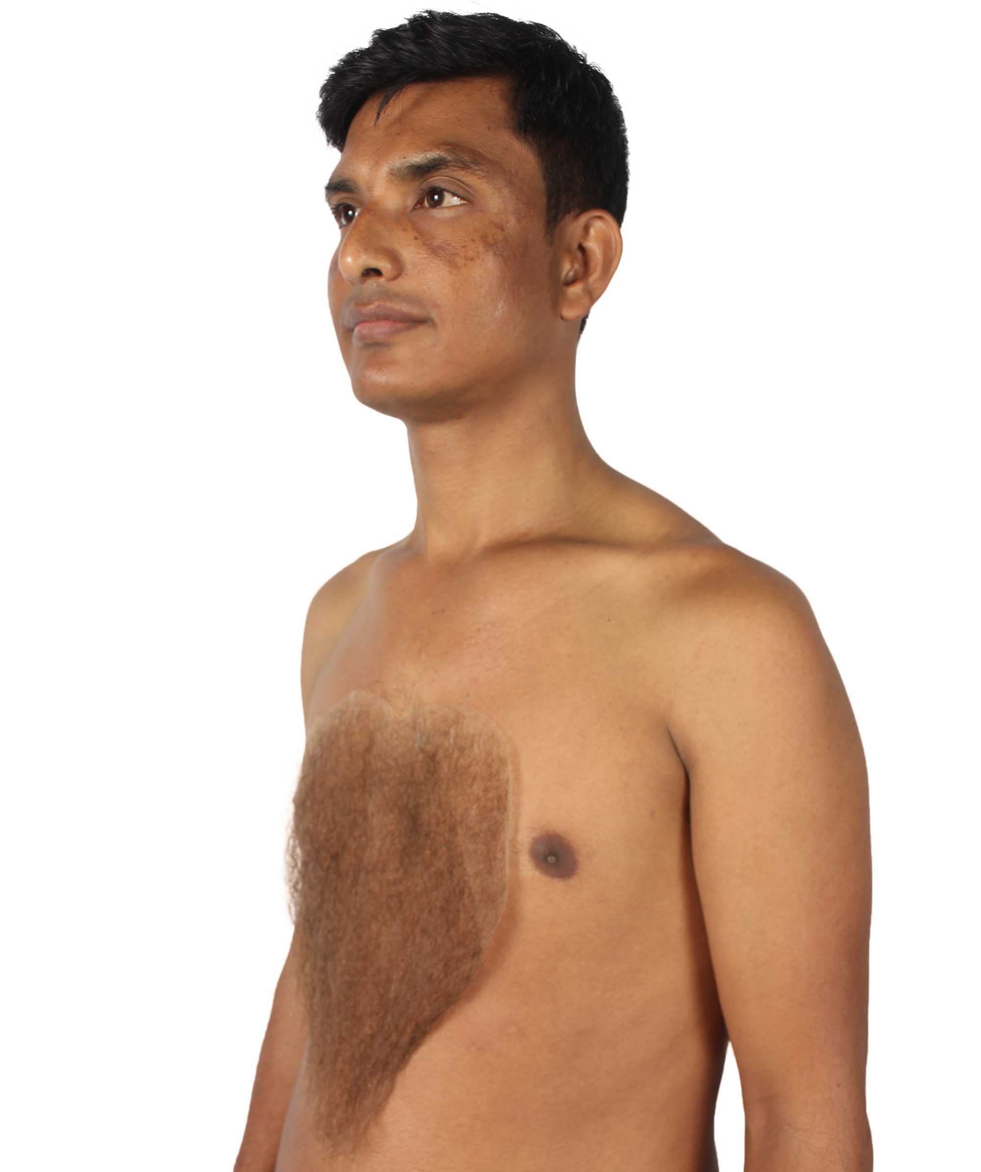 Realistic Fake Chest Hair - HalloweenPartyOnline