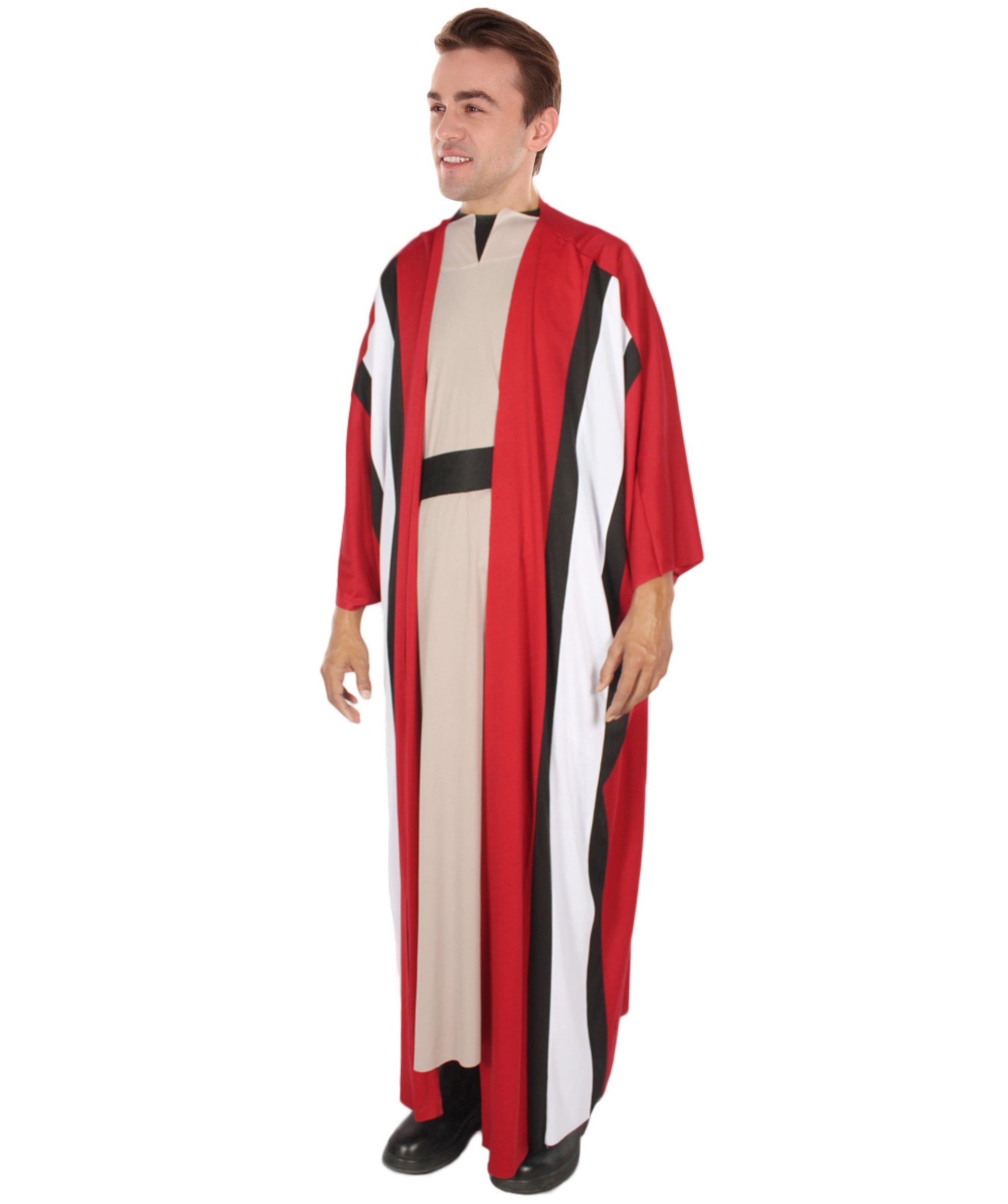 Adult Men's Biblical Moses Religious Red White Cosplay Costume ...