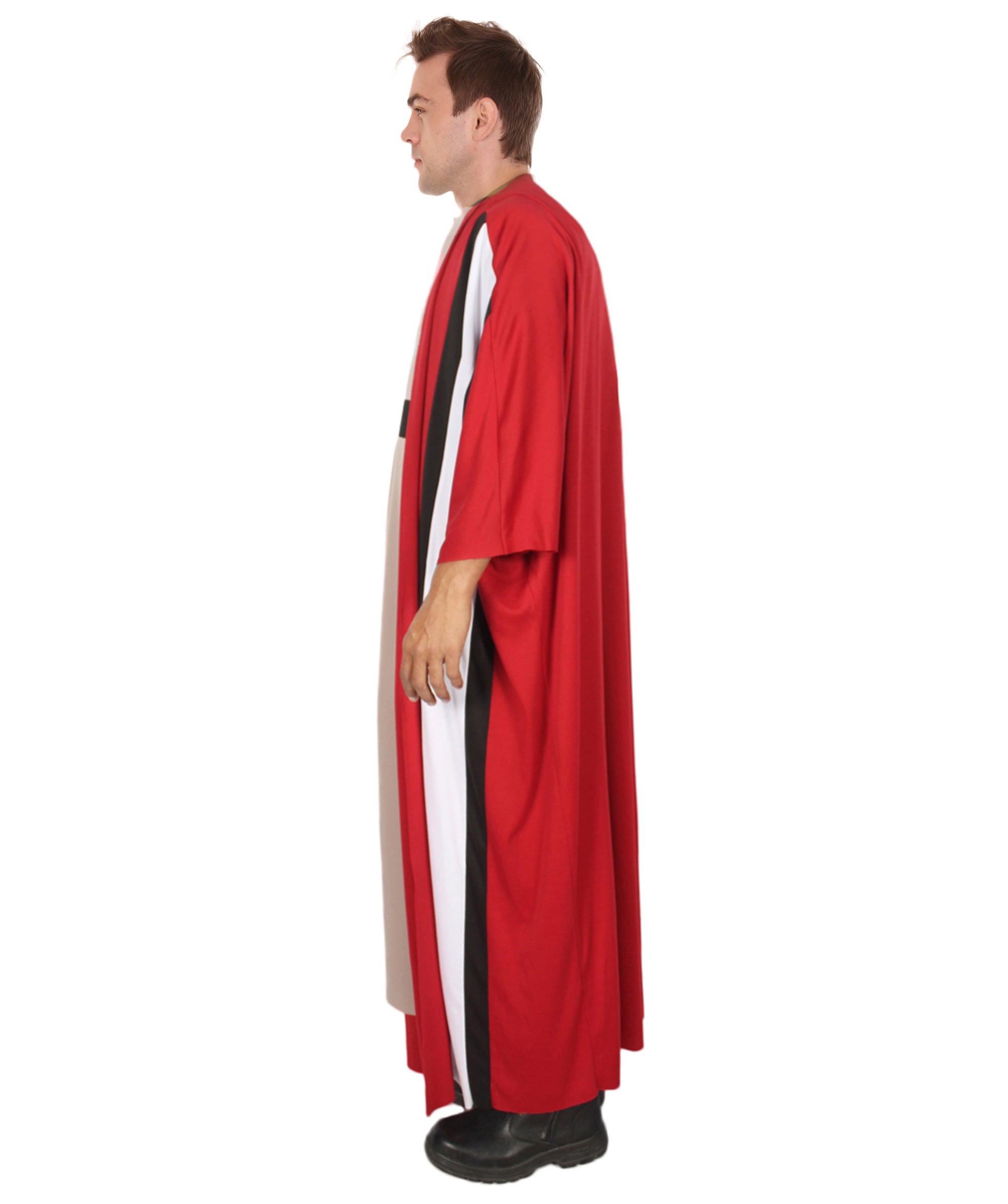 Adult Men's Biblical Moses Religious Red White Cosplay Costume ...
