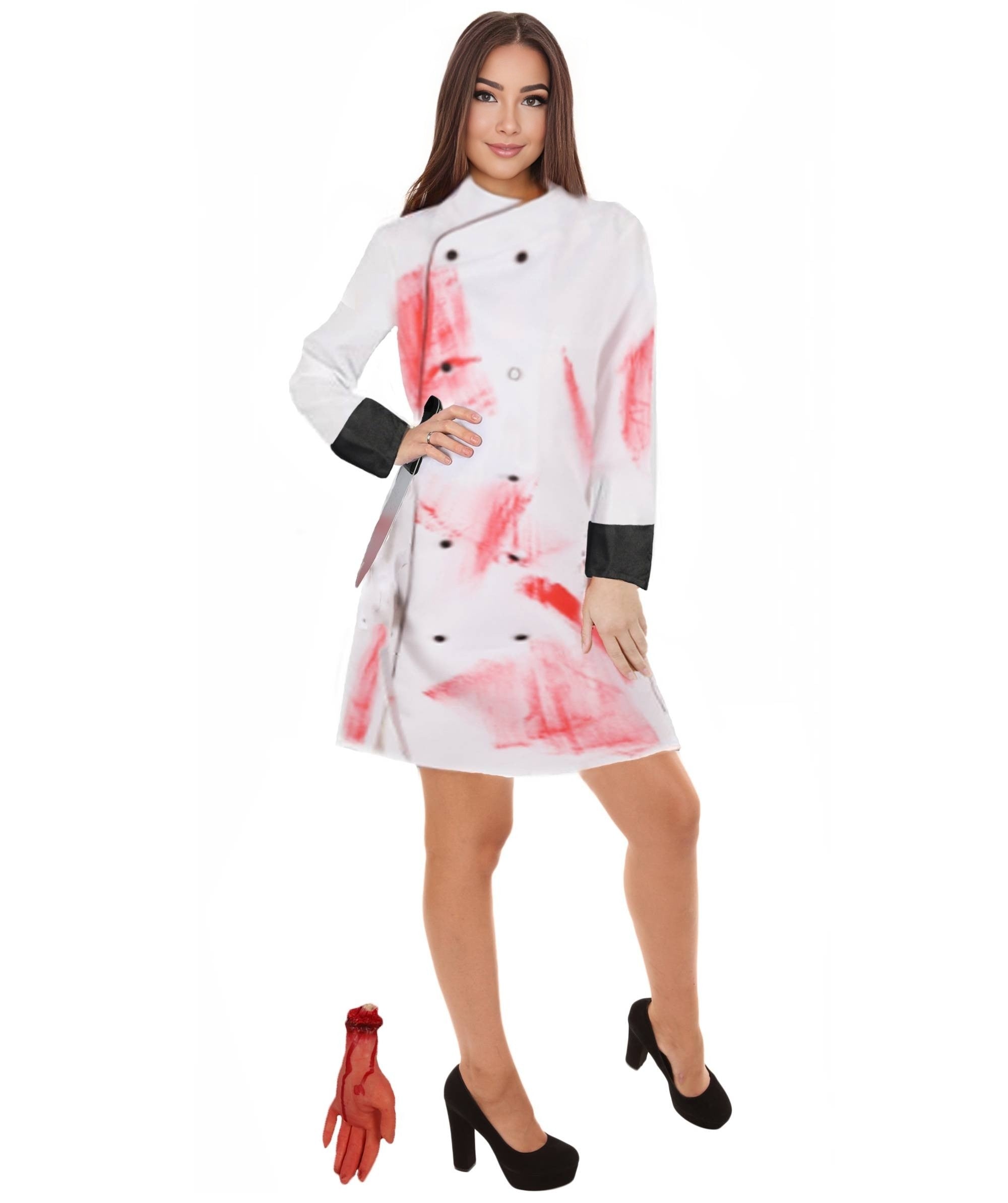 HPO Adult Men’s Deadly Chef Costume | Sinister Blood-Splattered Apron ...