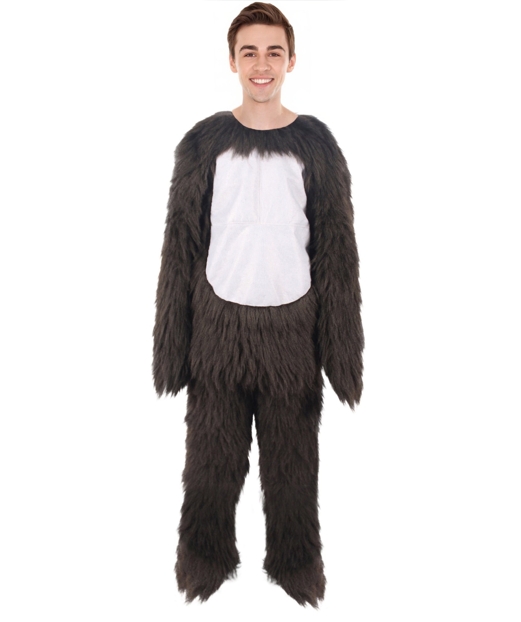 HPO Black and Grey Gorilla Costume | Long Synthetic Fibers ...
