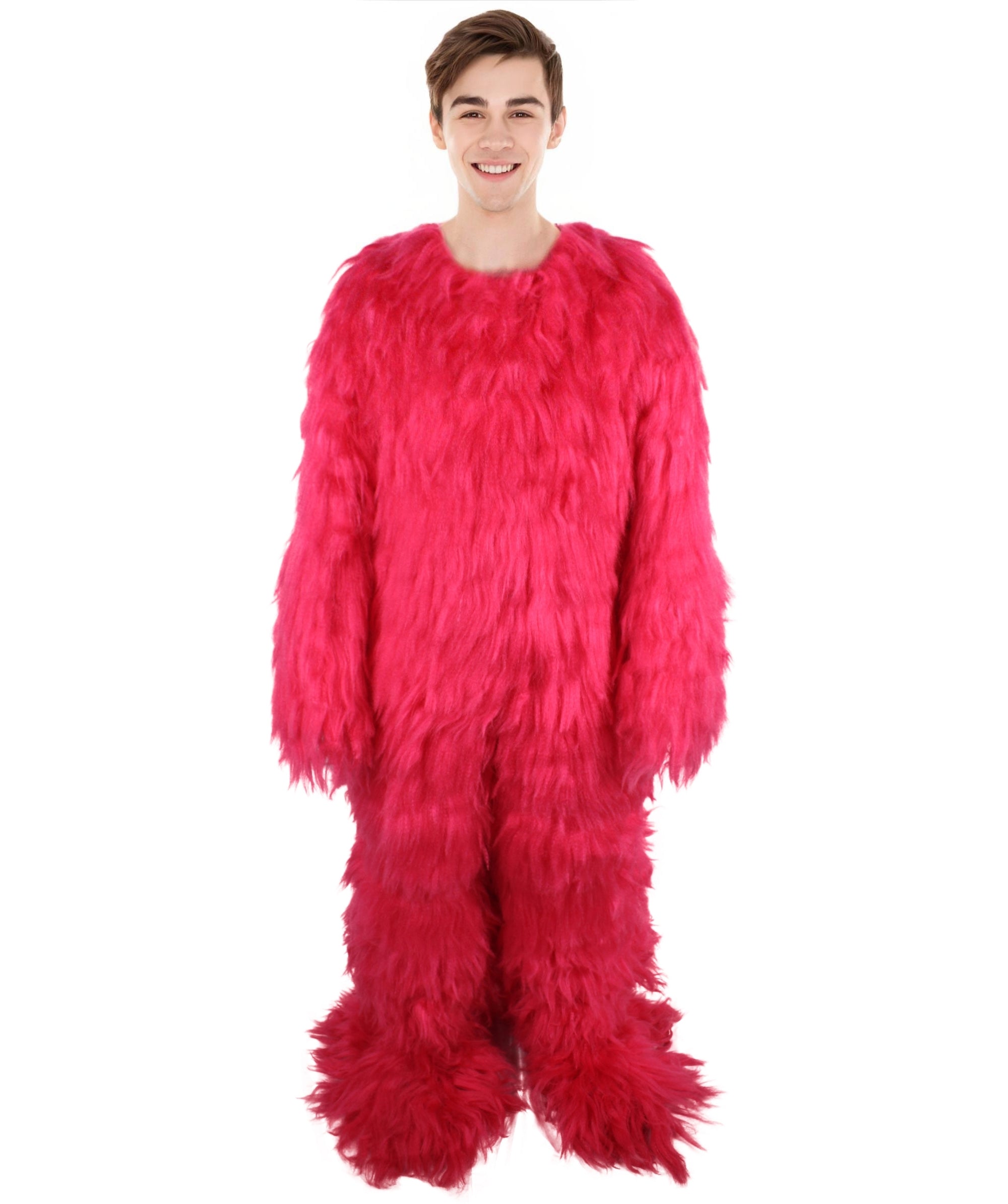 Pink Furry Monster Costume - Small/Medium / Pink - HalloweenPartyOnline