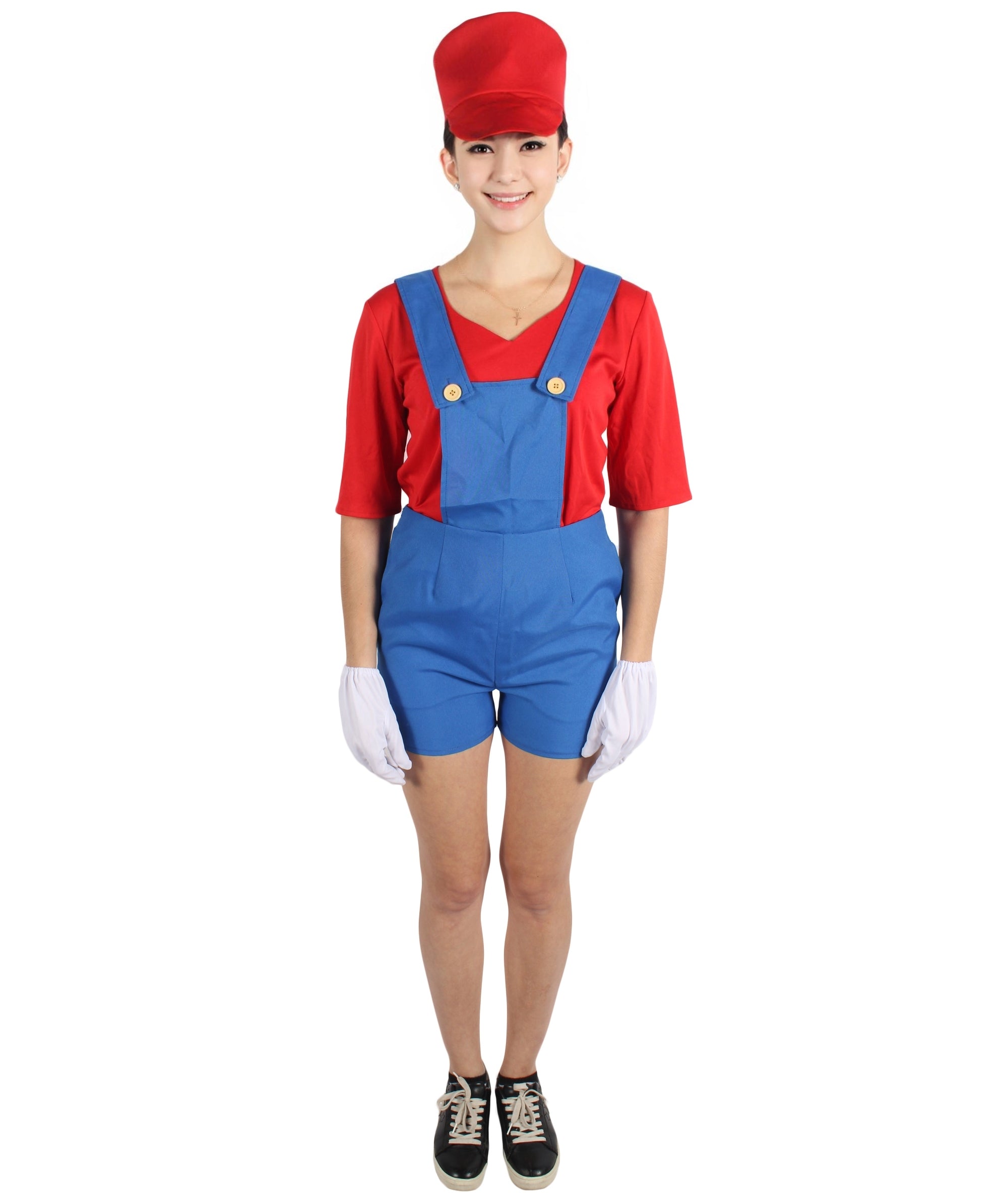 video game cosplay costumes - Small / Red & Blue - HalloweenPartyOnline