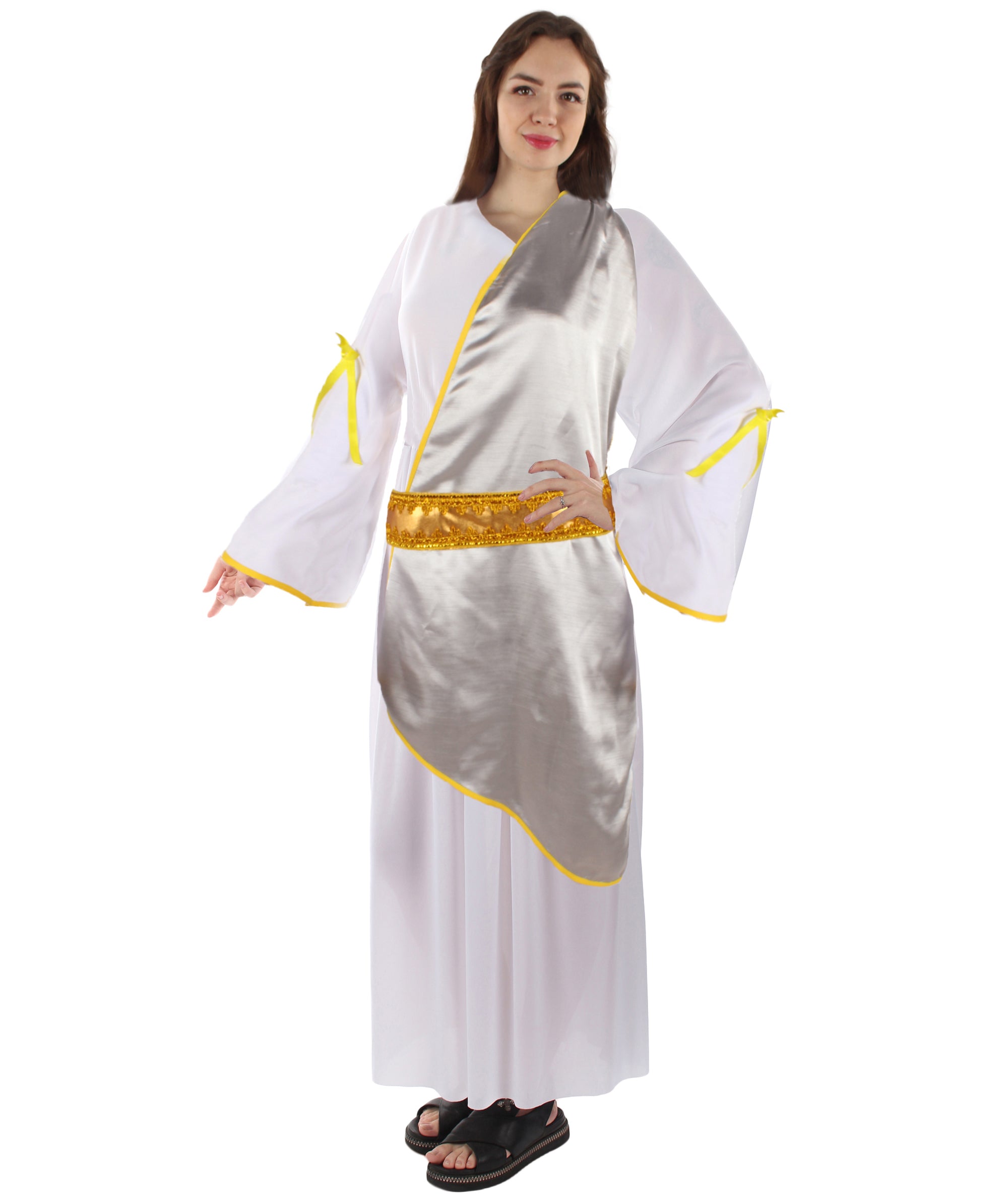 Women’s Toga Cosplay Costume | - Small / White - HalloweenPartyOnline