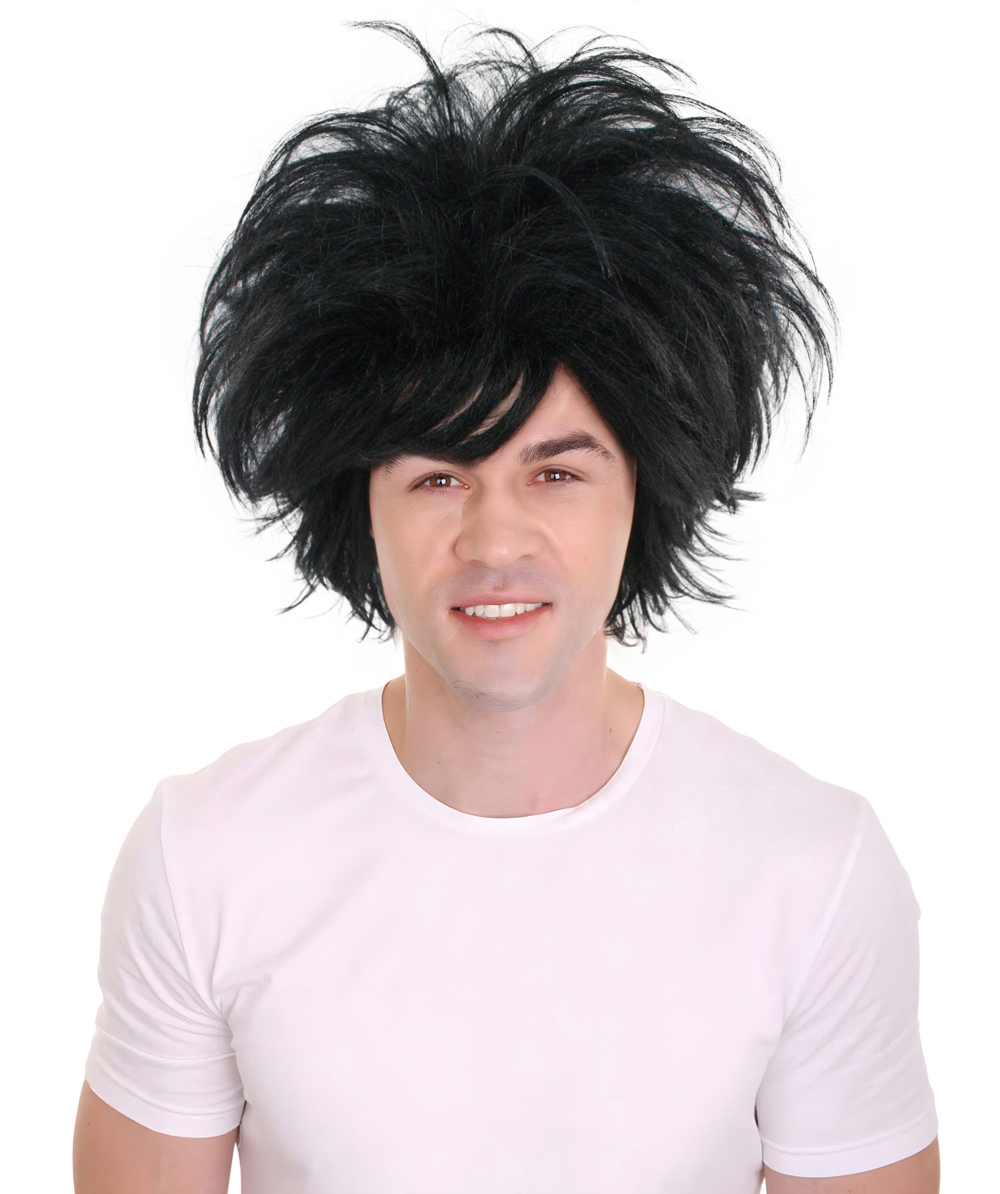 Black TV/Movie Wig - HalloweenPartyOnline