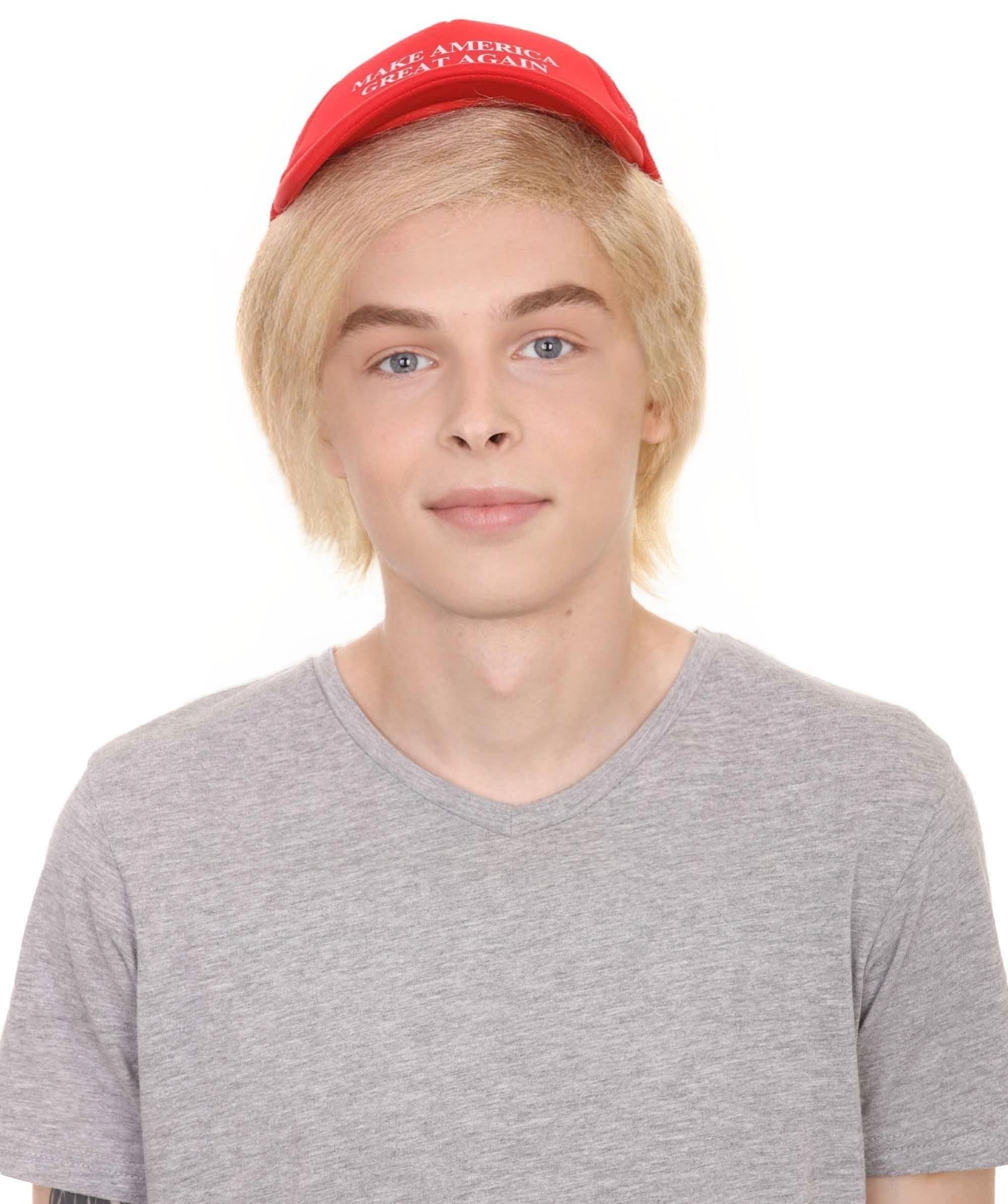 Donald Trump Wig with Cap | Assorted Colors Wigs | Best wigs - Red ...