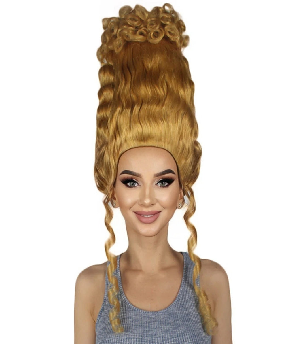 French Colonial Wig - Adult / Gold - HalloweenPartyOnline