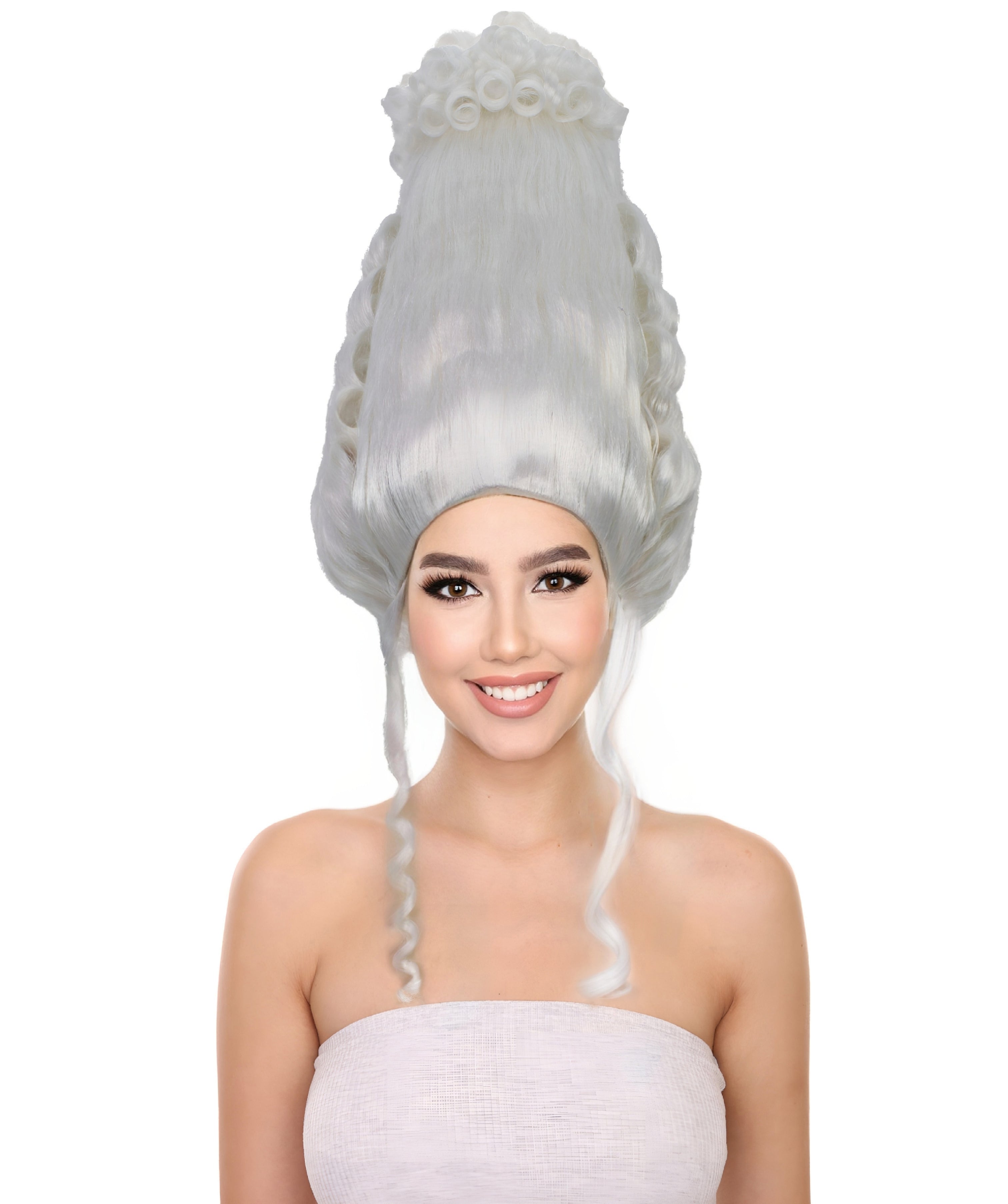 French Colonial Wig - Adult / Gold - HalloweenPartyOnline