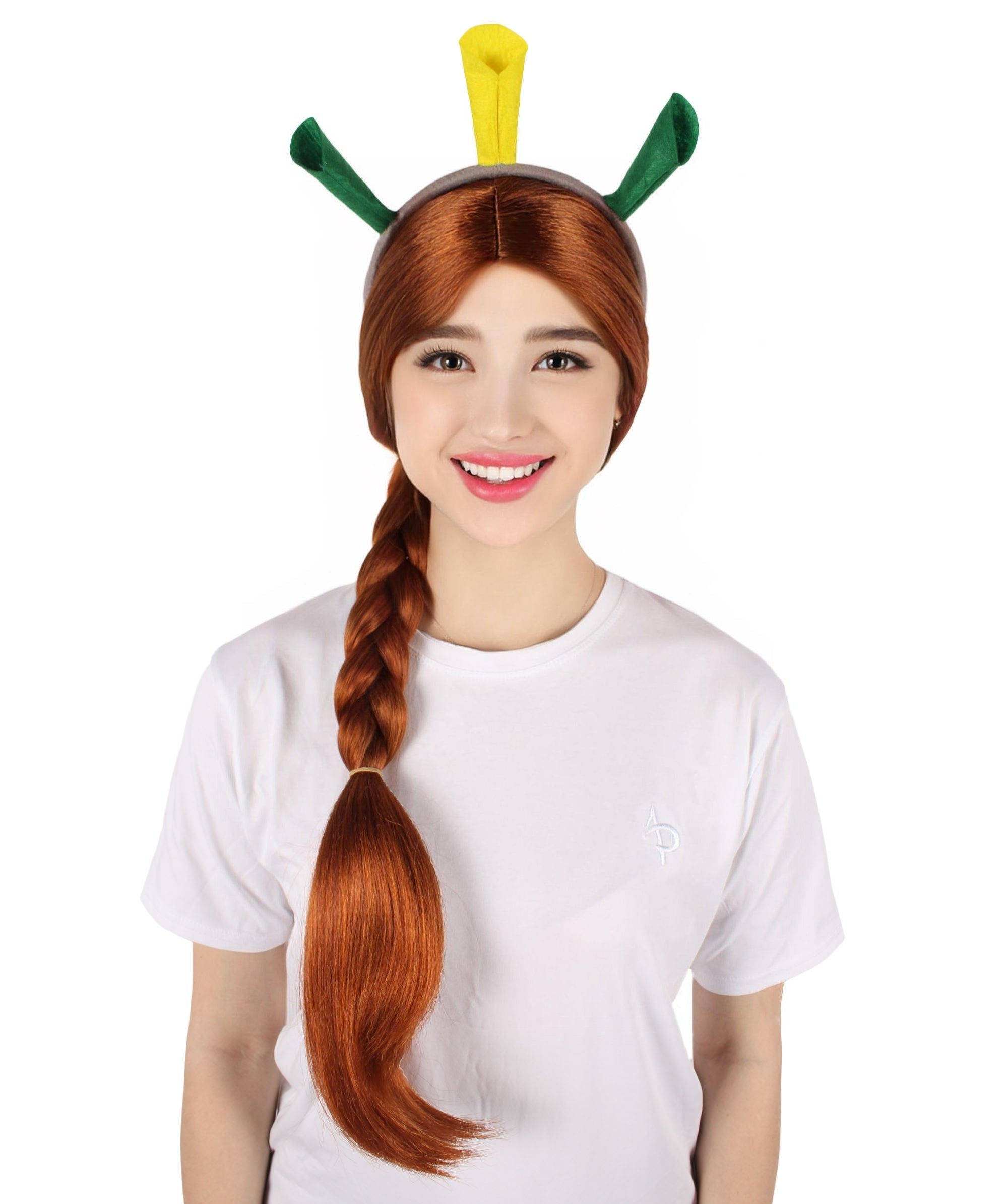 Singer Braided Ponytail Wig - HalloweenPartyOnline