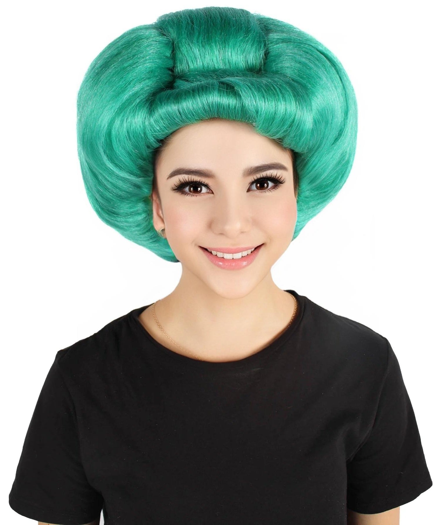 Adult Women's Green Space Girl Wig - One Size / Green ...