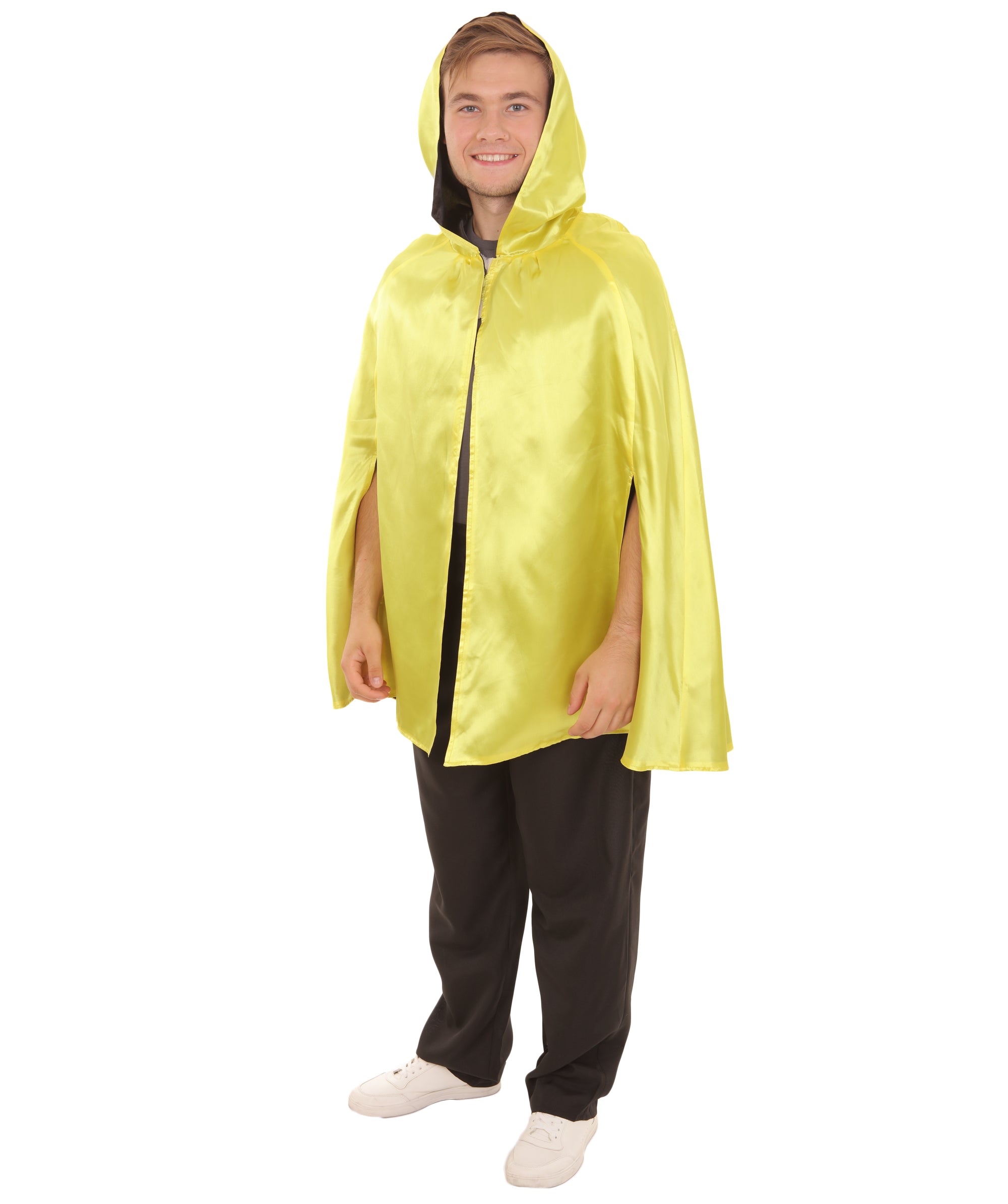Adult Men's Reversible Hooded Short Cape Costume | HPO ...