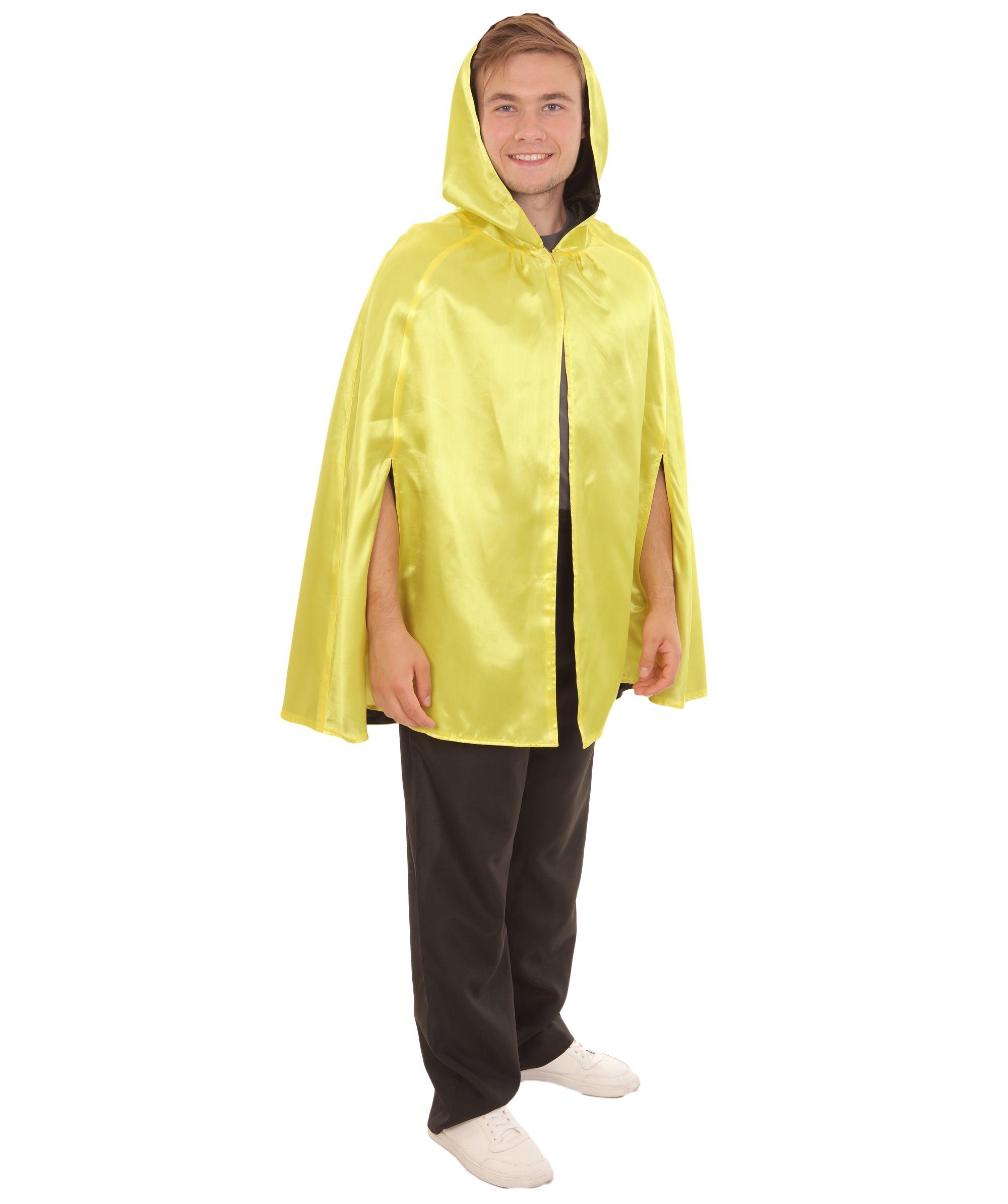 Adult Men's Reversible Hooded Short Cape Costume | HPO ...