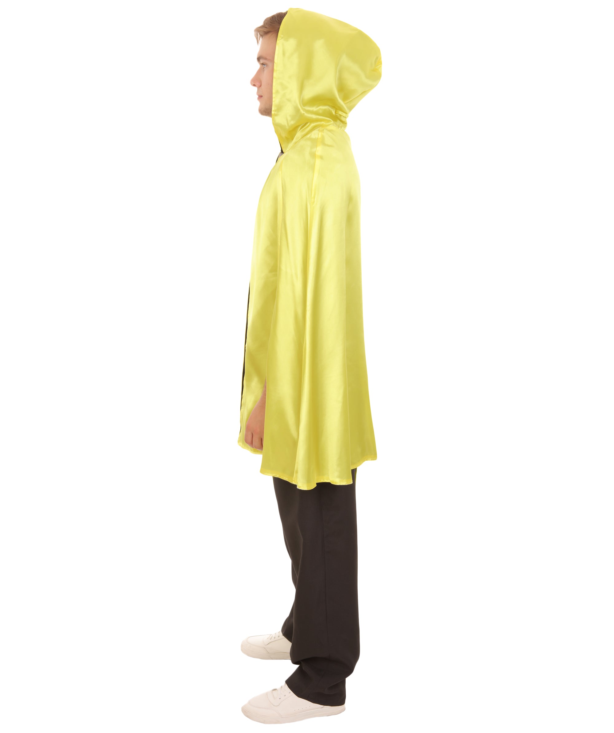 Adult Men's Reversible Hooded Short Cape Costume | HPO ...