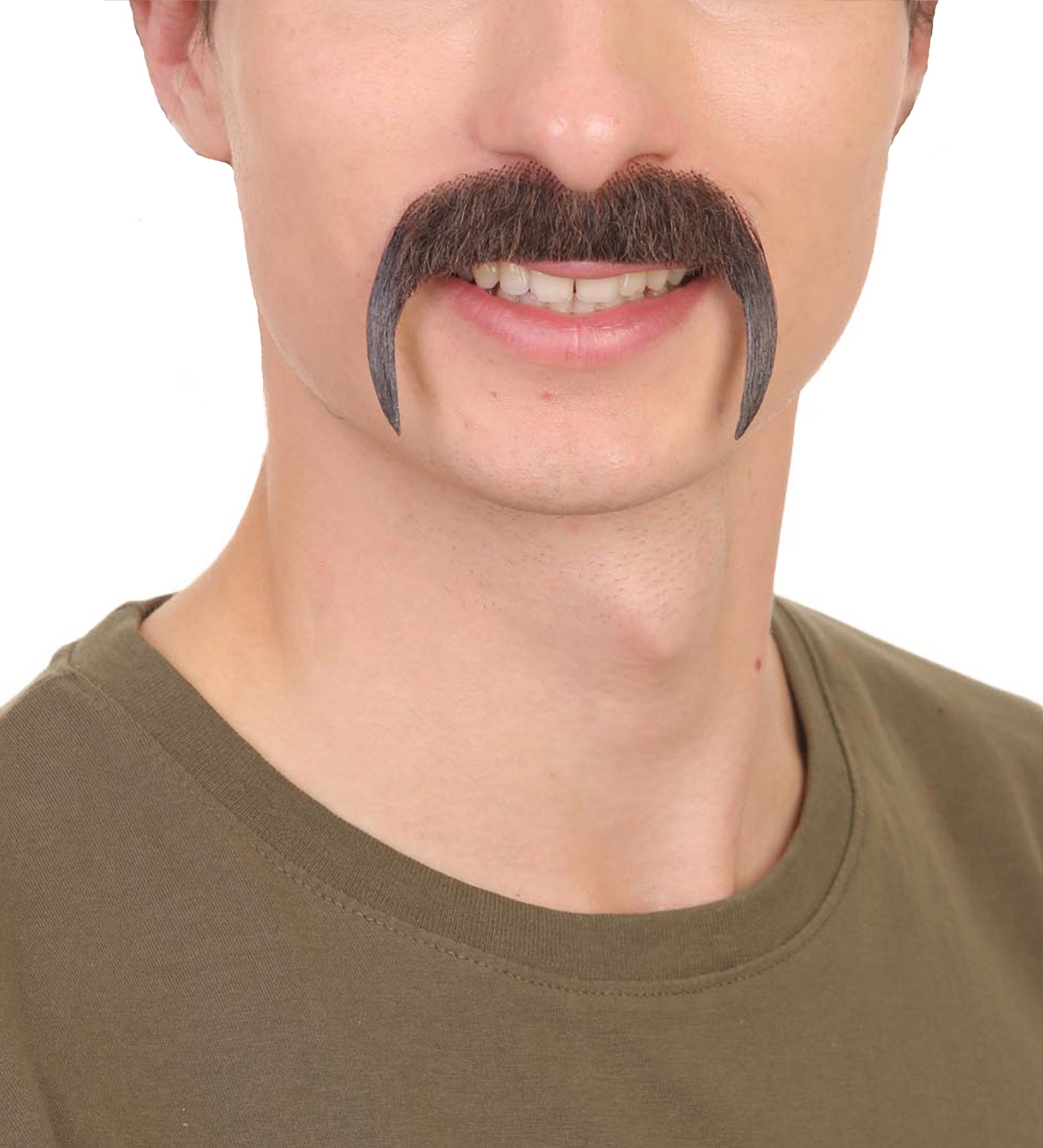 Cop Mustache | Black Color - HalloweenPartyOnline