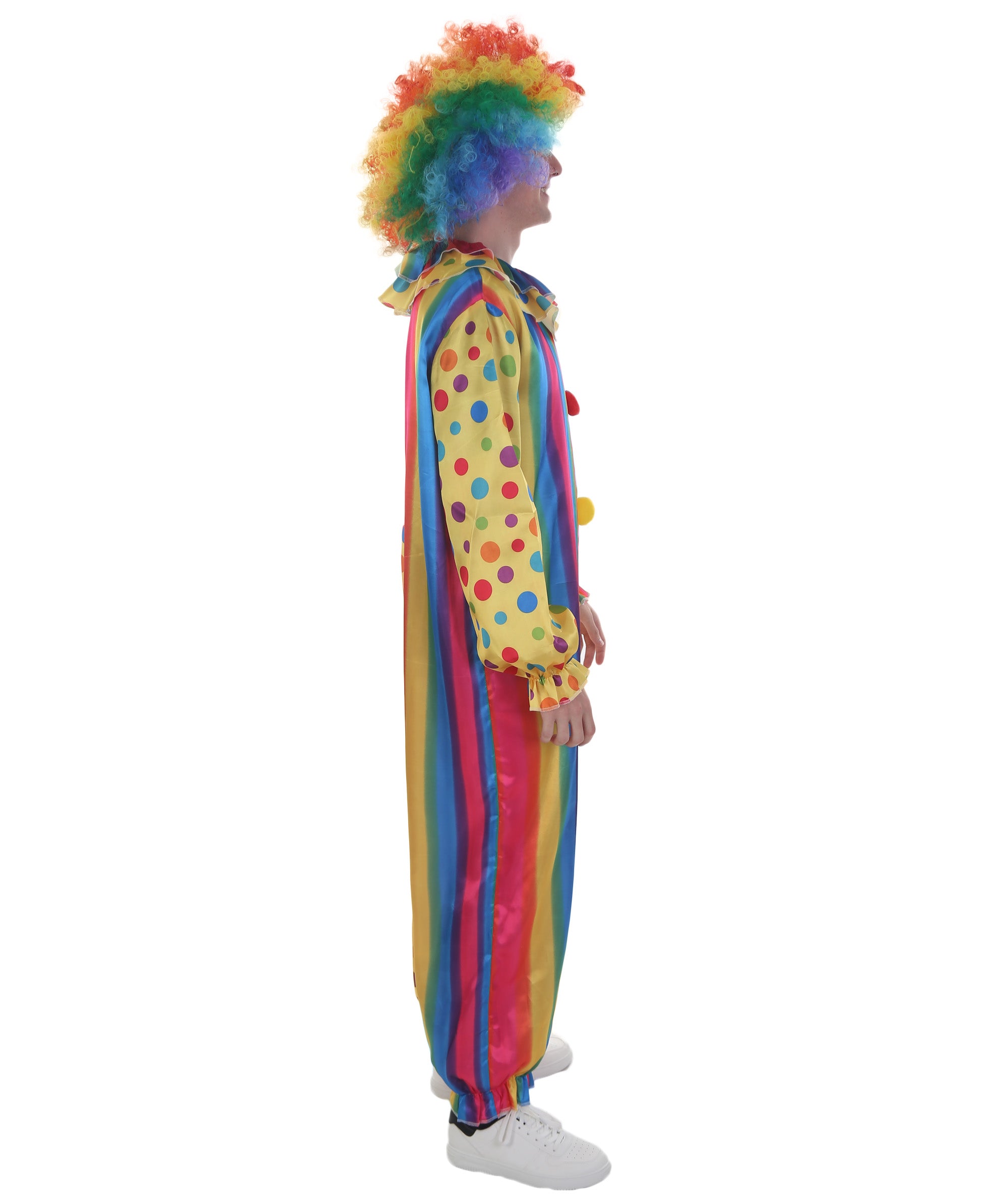 Adult Men's Spots The Clown Jumpsuit Funny Costume | HPO ...
