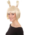 Rabbit Blonde Womens Bob Wig - HalloweenPartyOnline