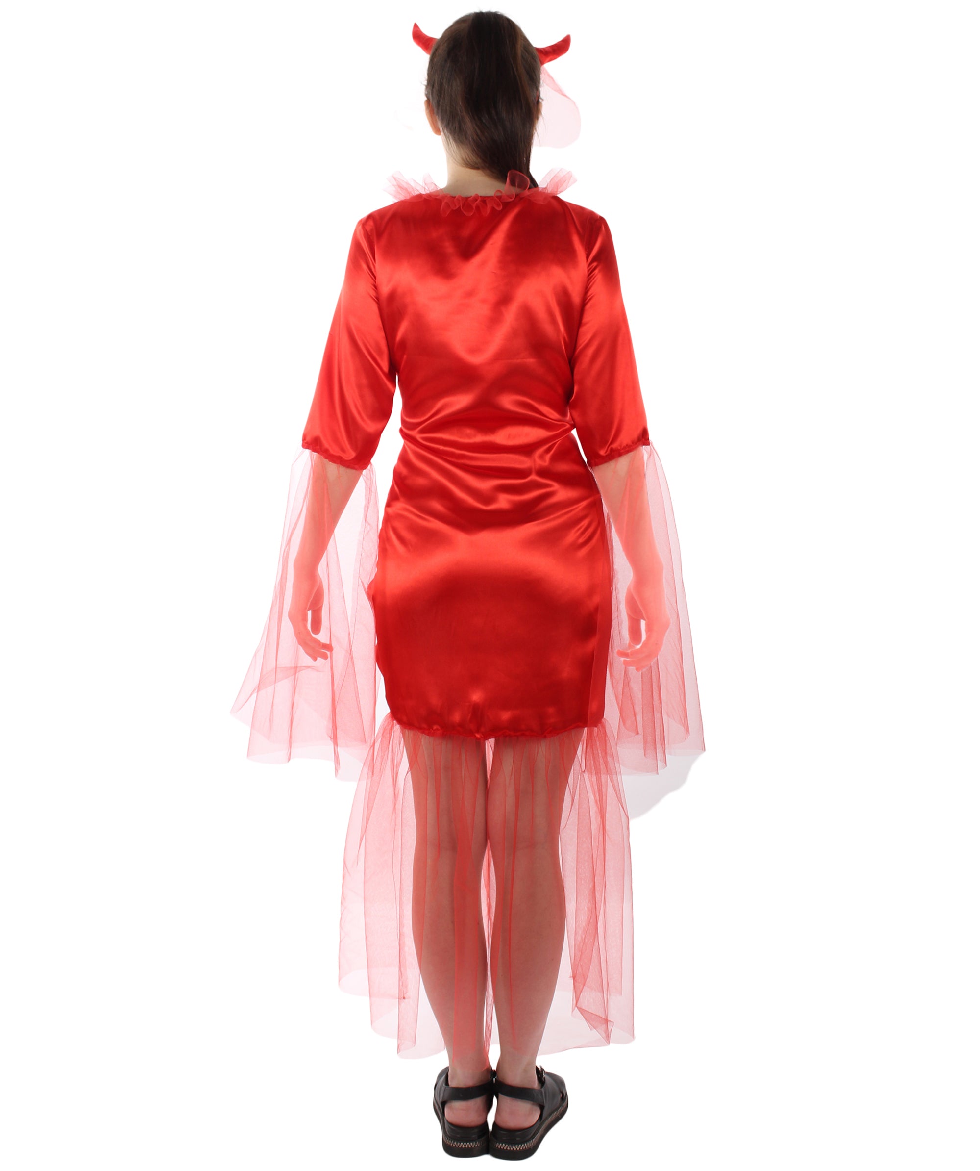 Adult Women's Devilish Devil Bride Costume | Red Halloween Costume ...