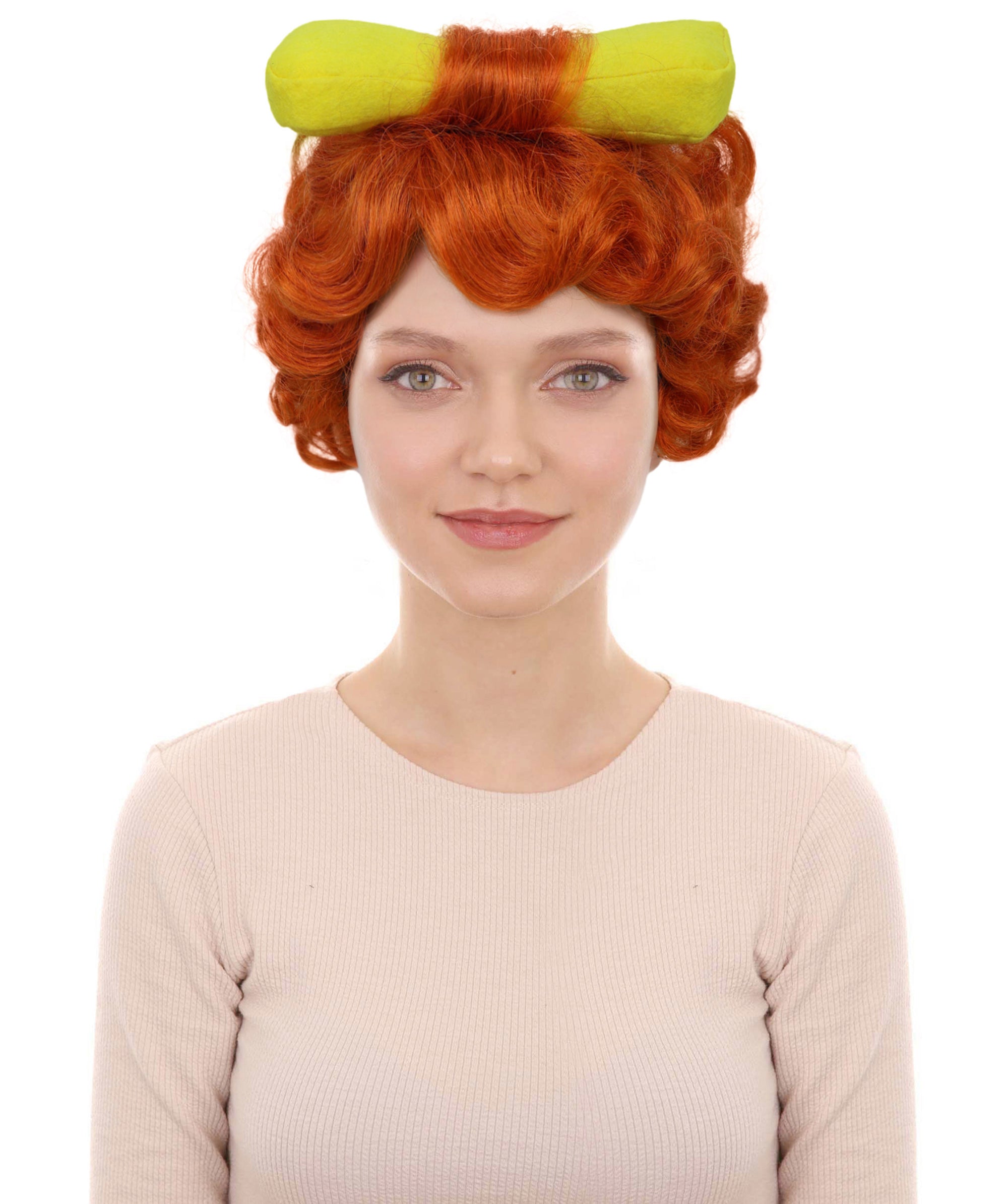 HPO Adult Women's Retro Prehistoric Multicolor Wig with Bone Hair Acce ...