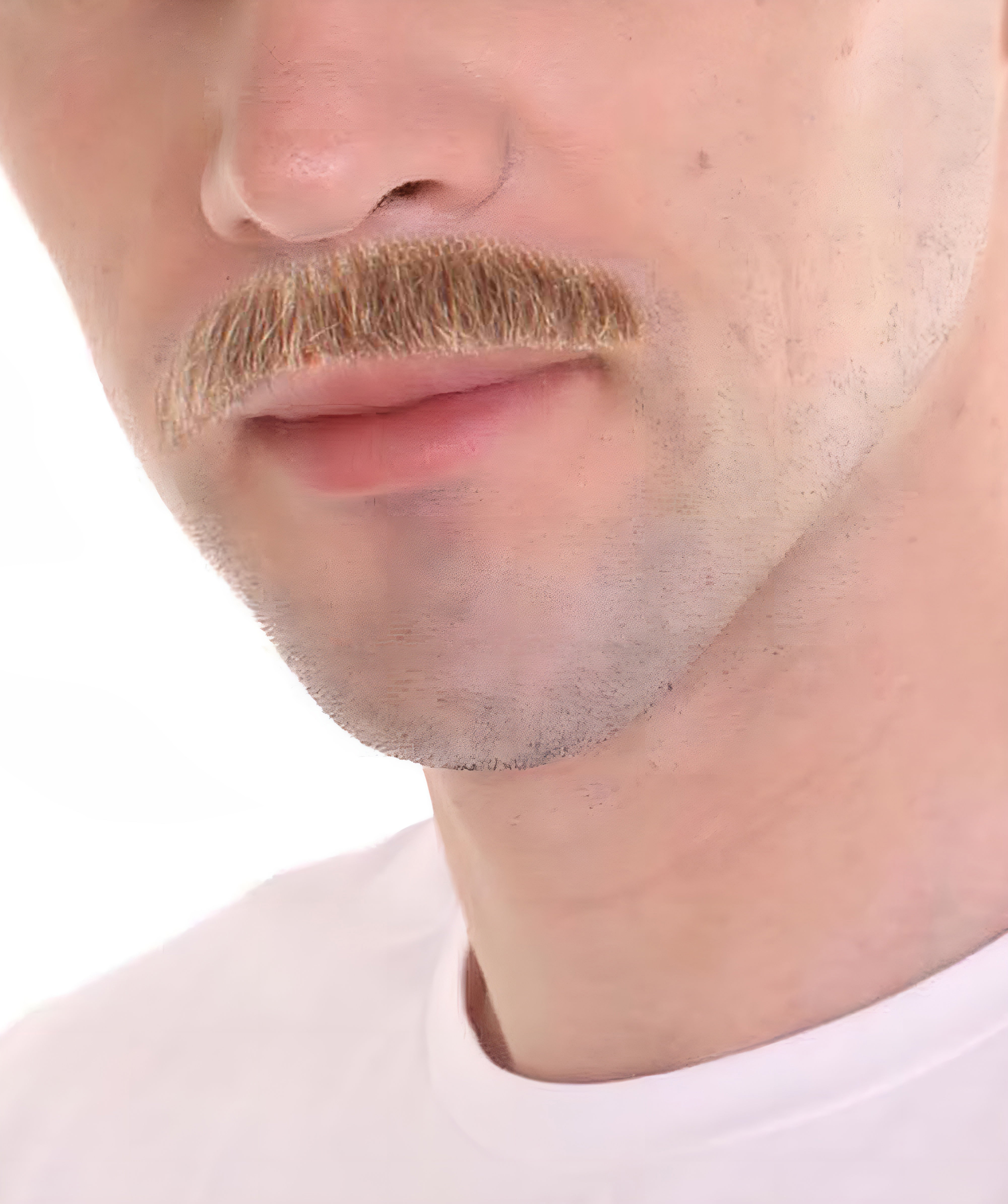 Brown Color Mustache | - HalloweenPartyOnline