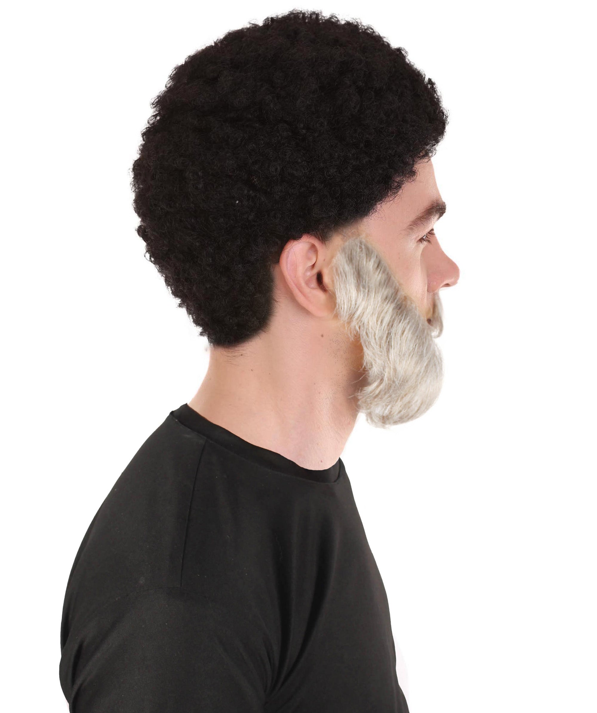 Grey Mutton Chops False Beard | - HalloweenPartyOnline
