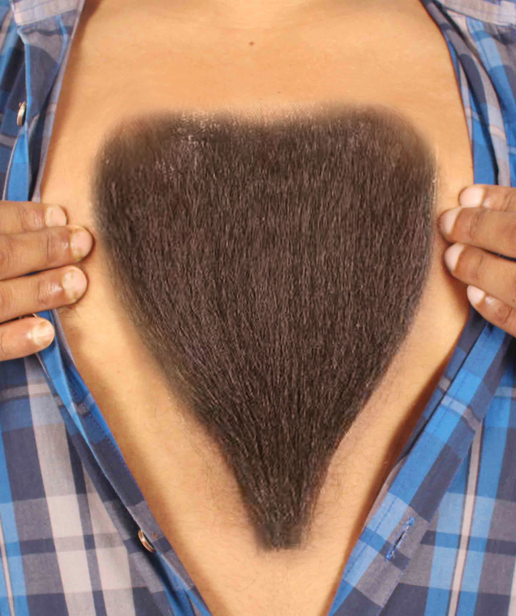 Men's Chest Hair | Human Hair | Multiple Color Options | HPO ...