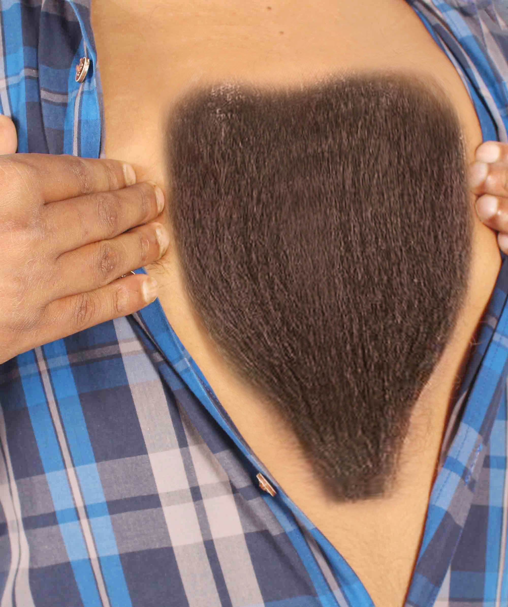 Men's Chest Hair | Human Hair | Multiple Color Options | HPO ...