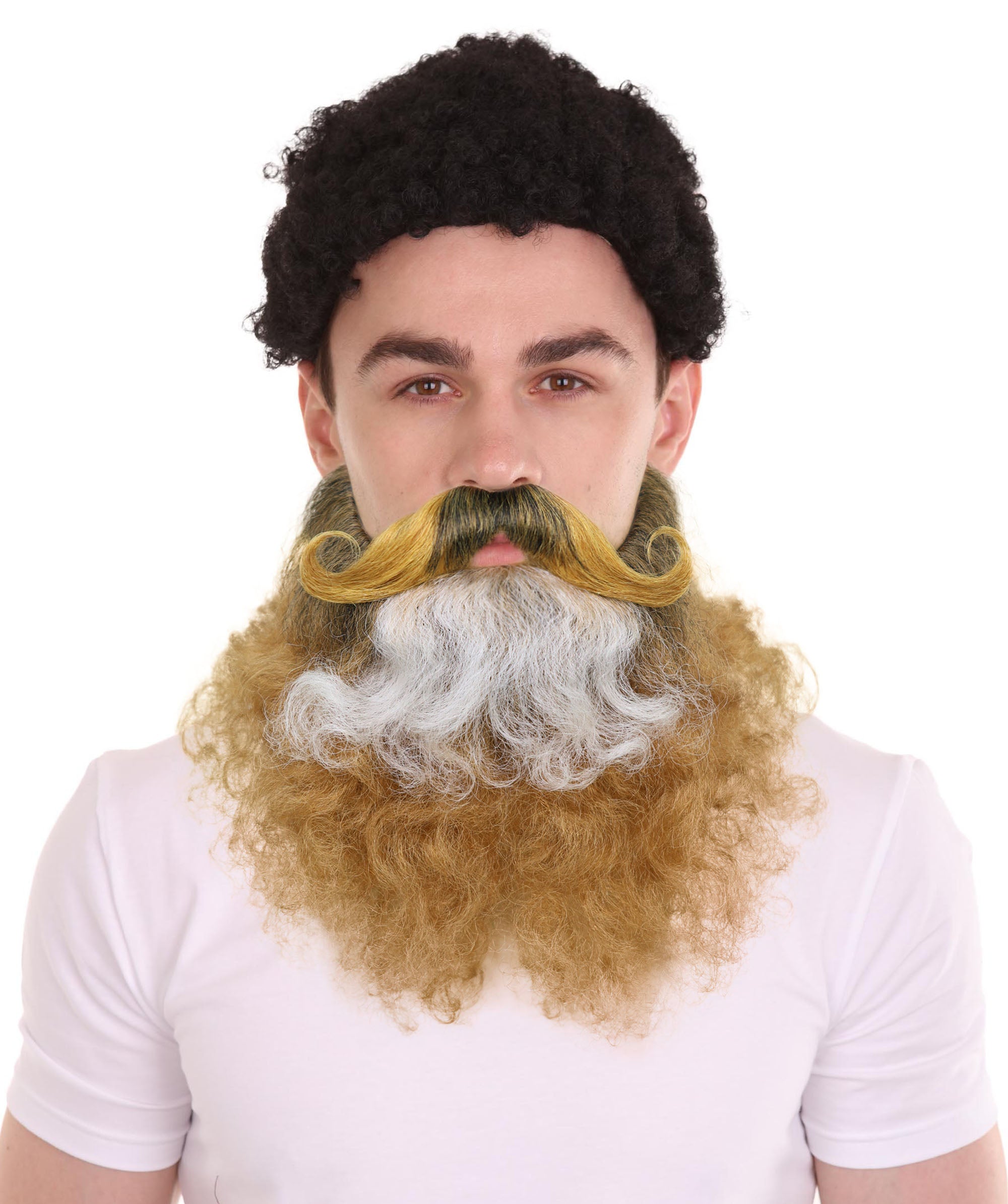 HPO Adult Men’s Groomed Beard & Mustache Set | Celebrate World Beard D ...