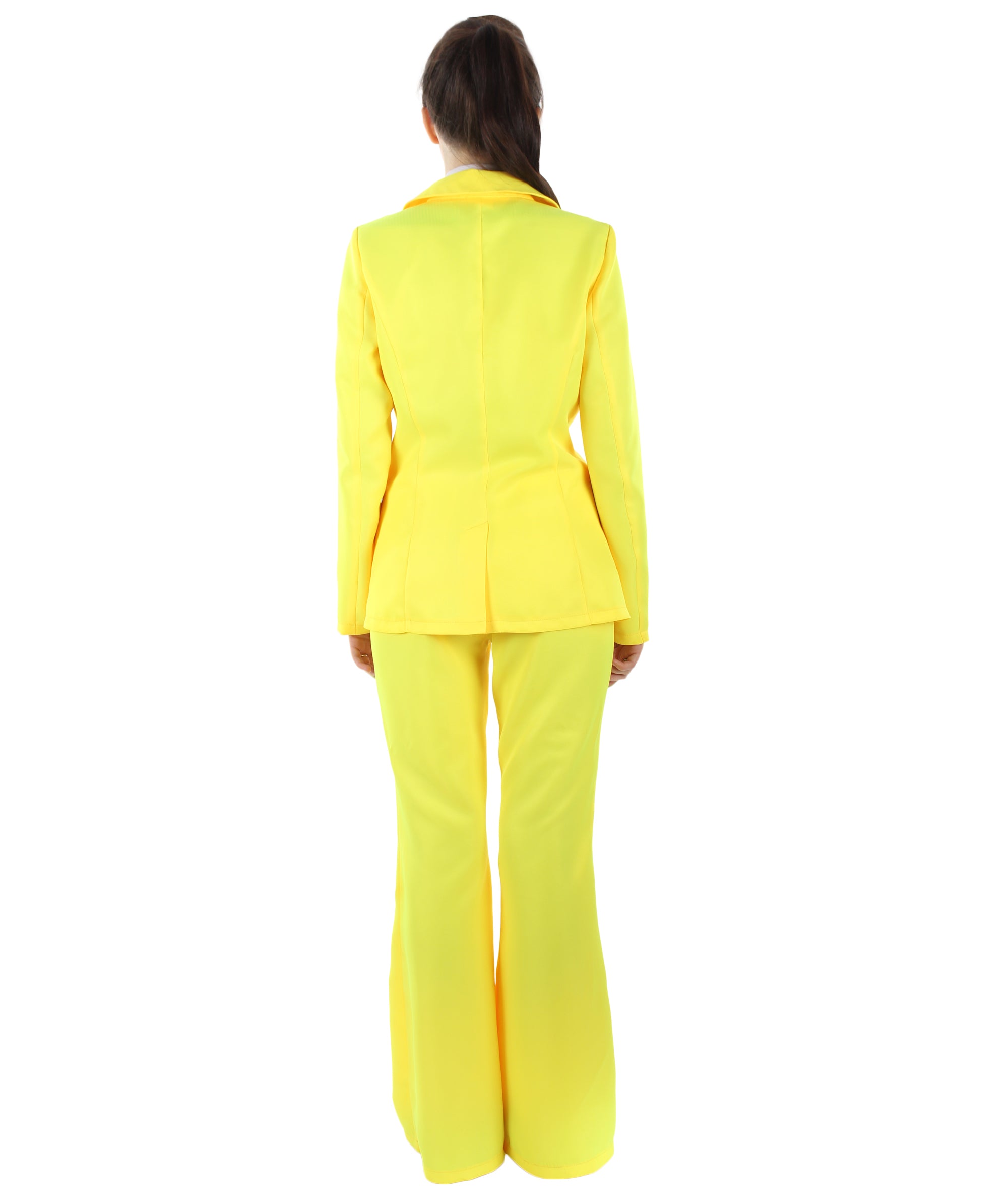 Yellow Deluxe Party Suit Costume For Cosplay - HalloweenPartyOnline