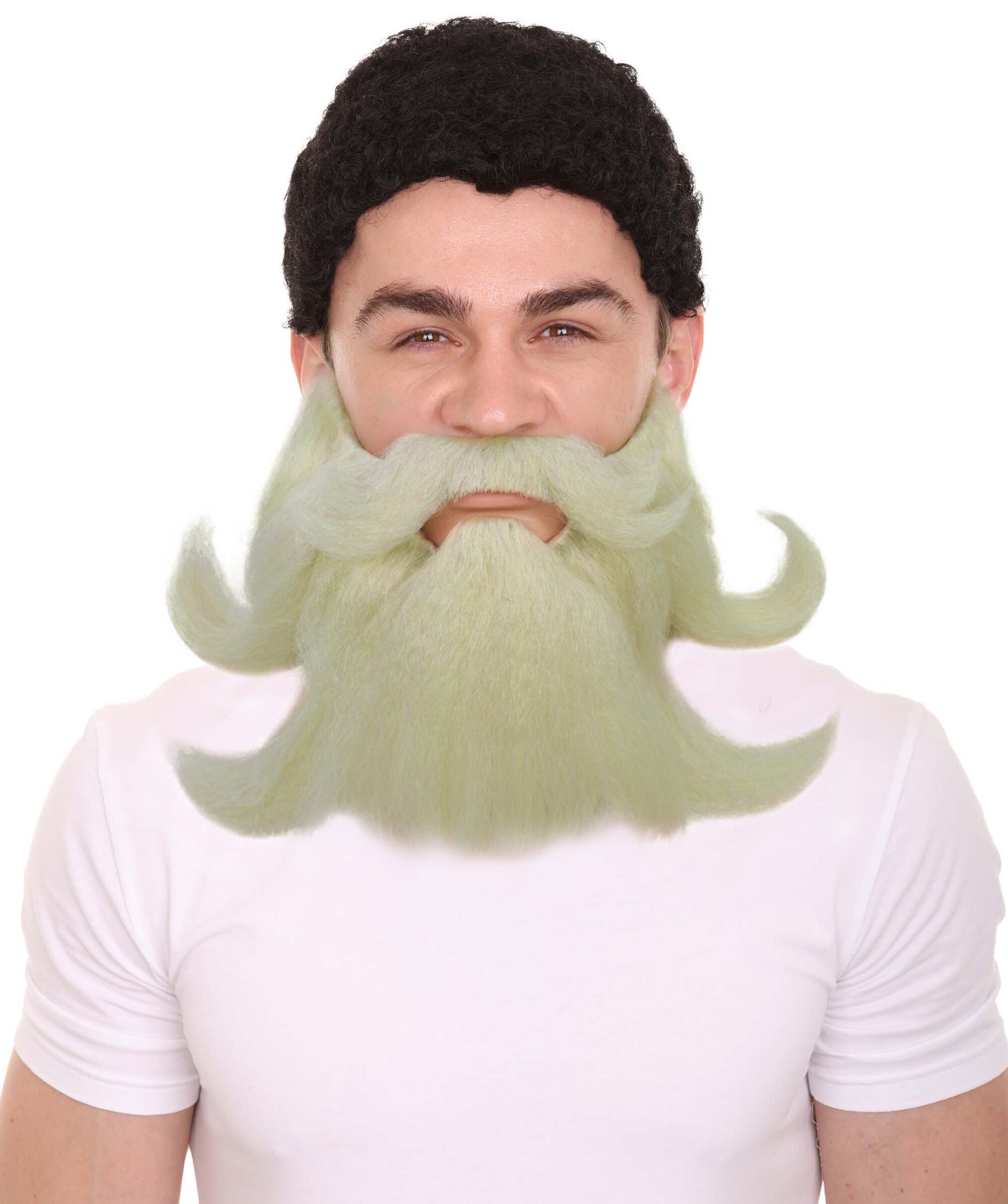 Adult Men's Japanese Manga Character Patriarch Beard with Mustache,Per ...