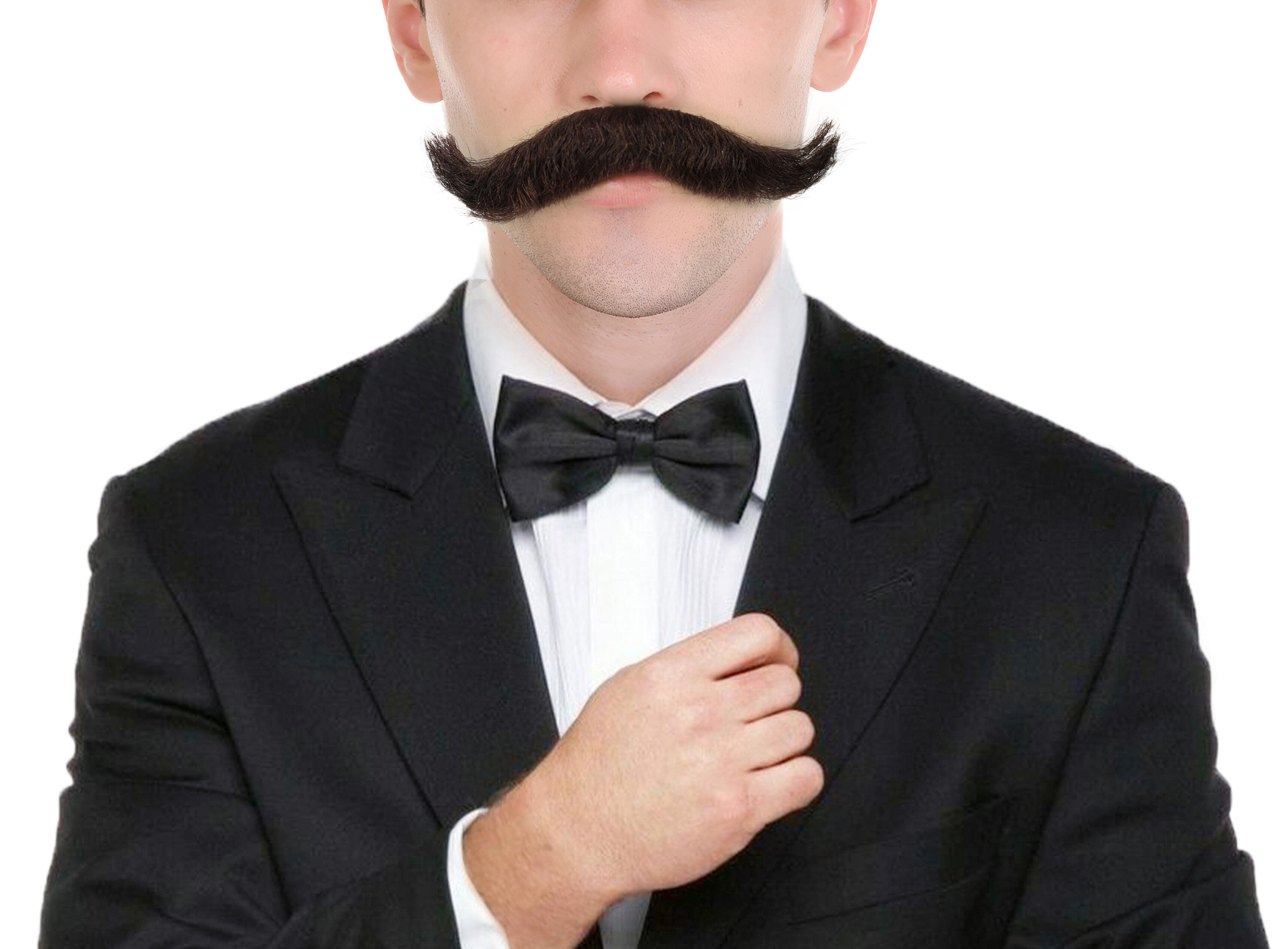 HPO Adult Men’s Bandit Mustache | Fake Bandito Tash Costume Accessory ...