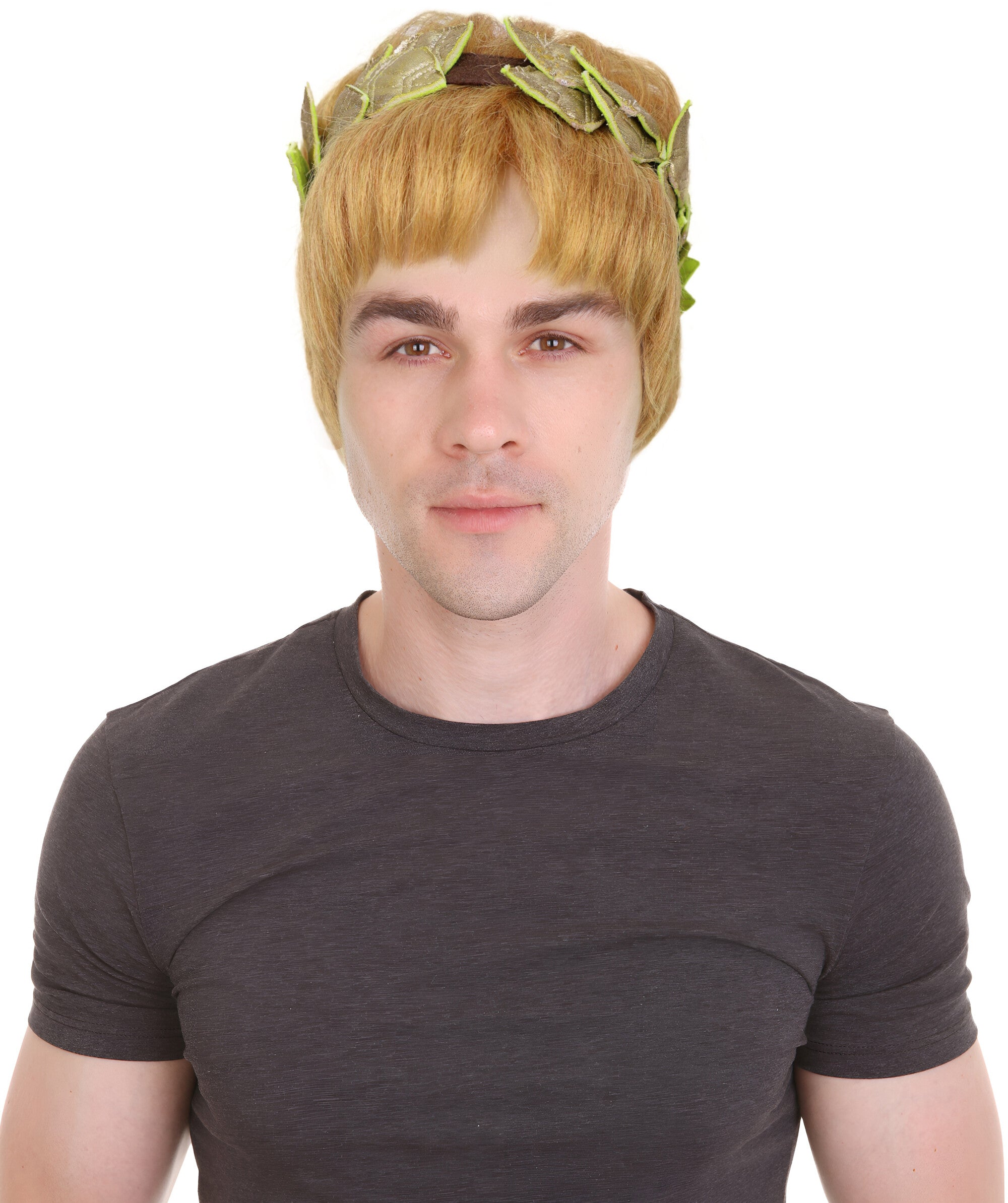HPO Adult Men’s Wavy Short Ginger Wig | Roman Emperor Inspired Histori ...