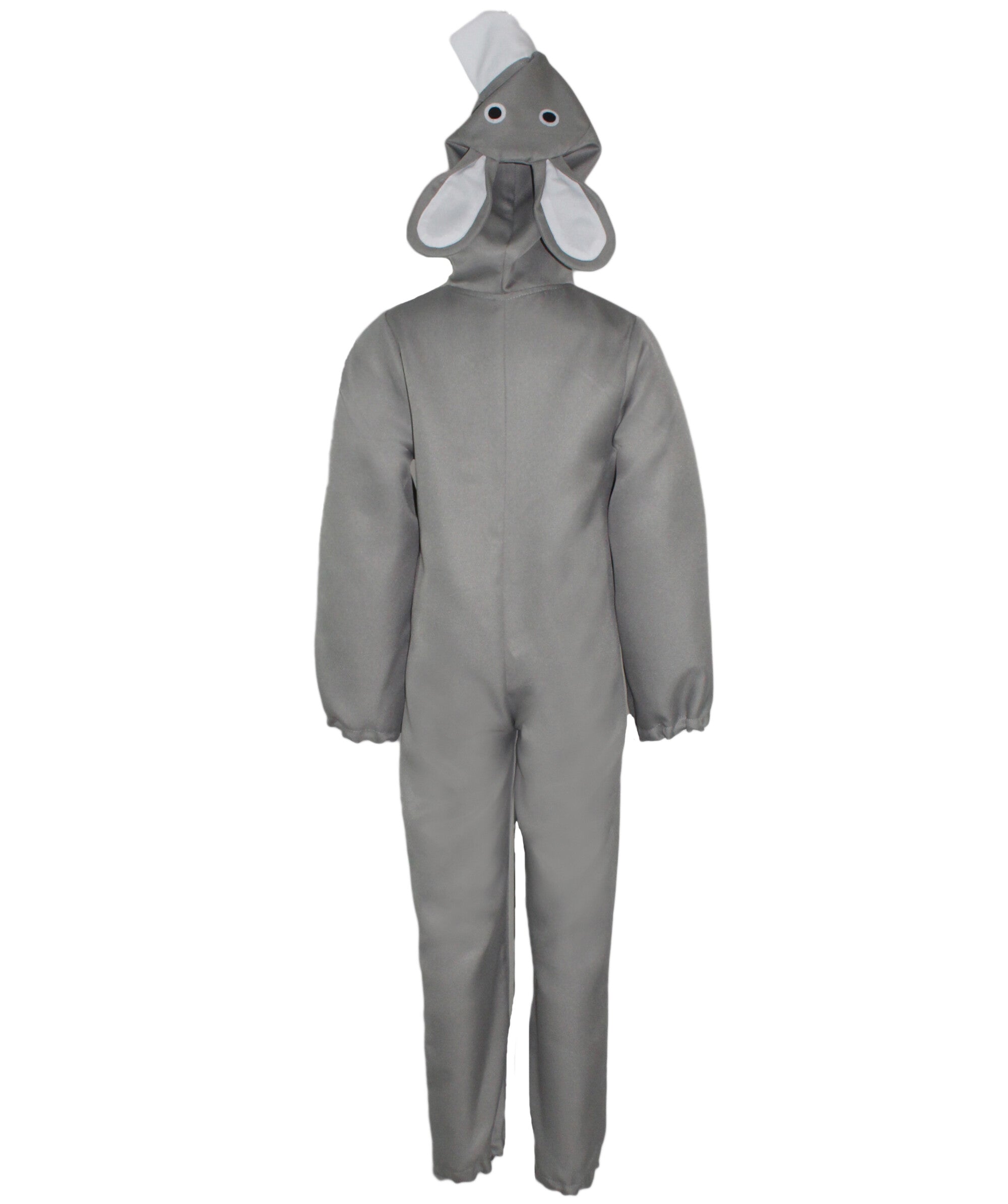 HPO Teen Gray Animal-Inspired Costume | Cozy Hooded Jumpsuit with Ears ...