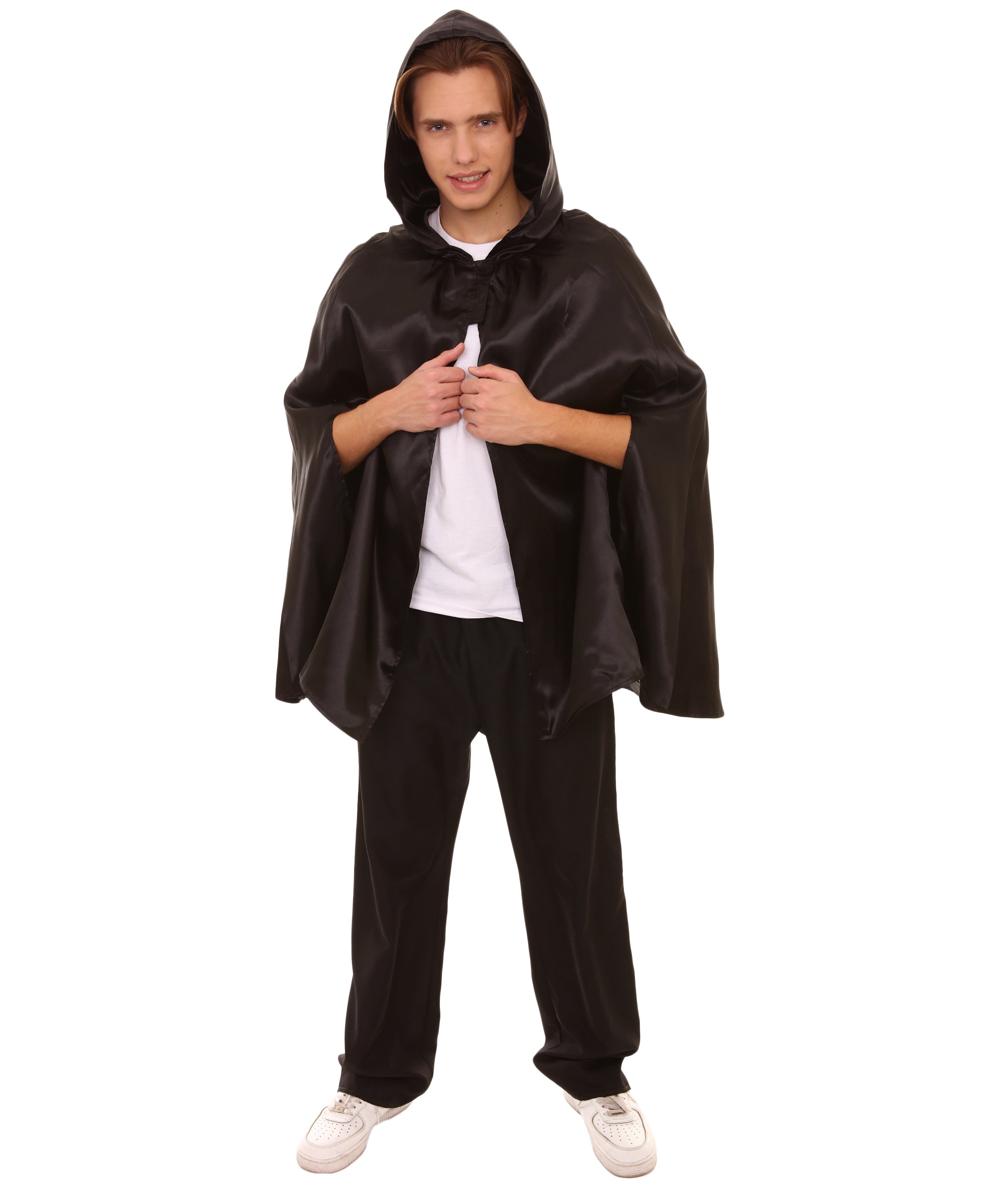 Adult Men's Reversible Hooded Short Cape Costume | HPO ...