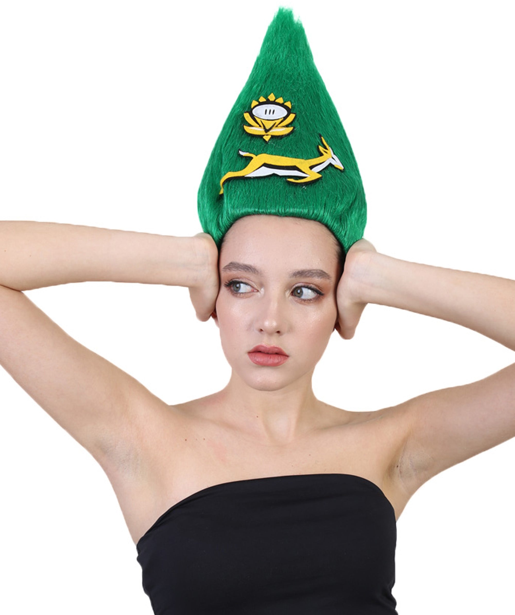 Pride Green Sport Wig | - HalloweenPartyOnline