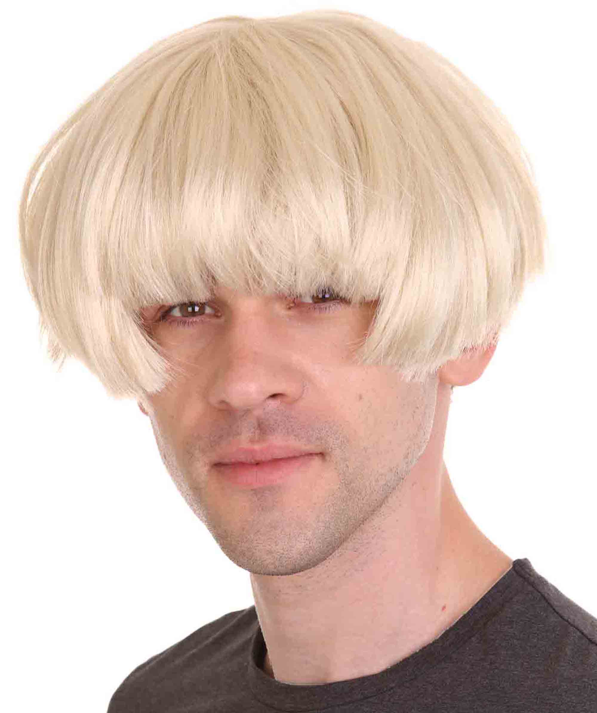 Men's Rapper Short Straight Wig - Adult / Blonde - HalloweenPartyOnline