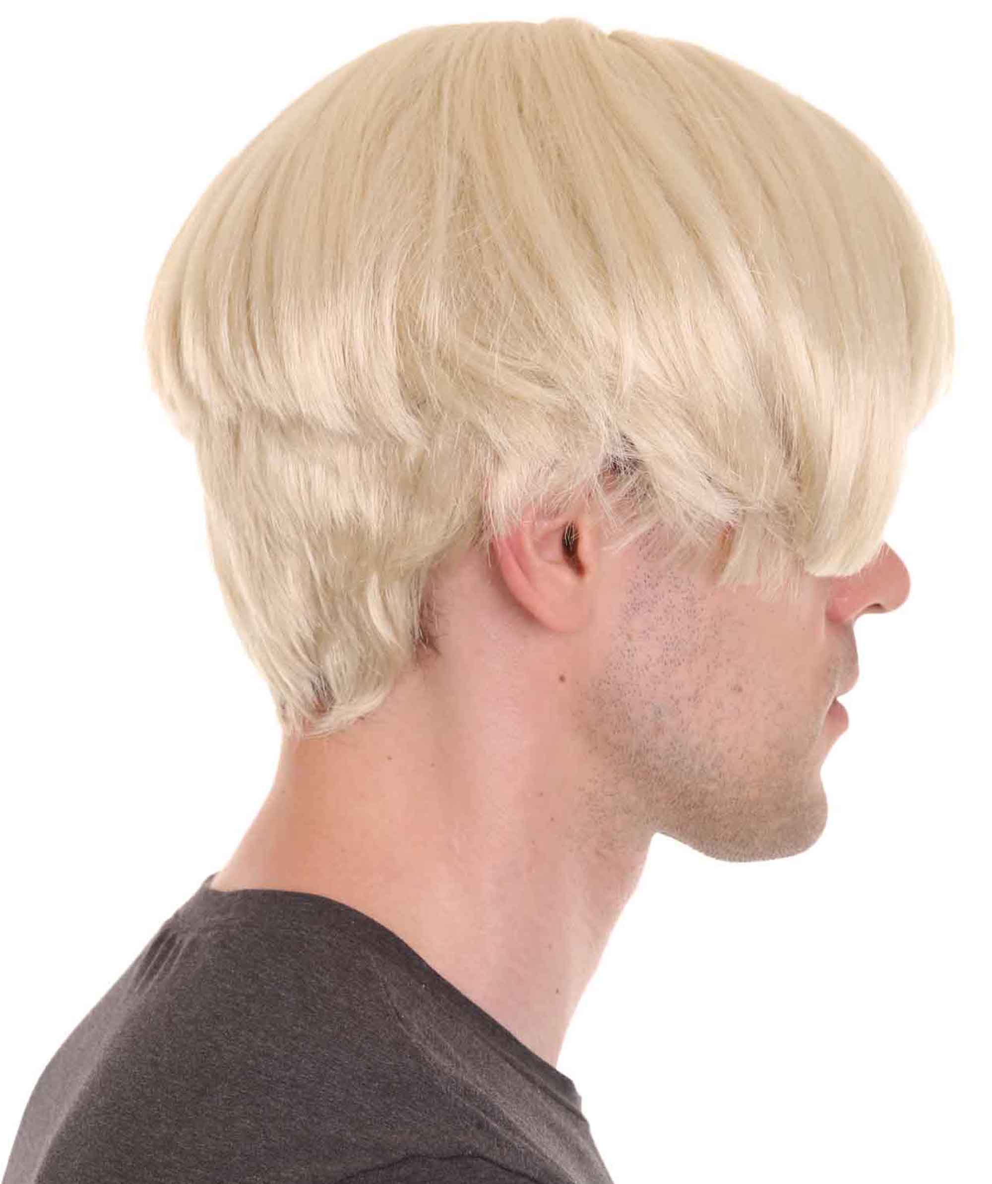 Men's Rapper Short Straight Wig - Adult / Blonde - HalloweenPartyOnline