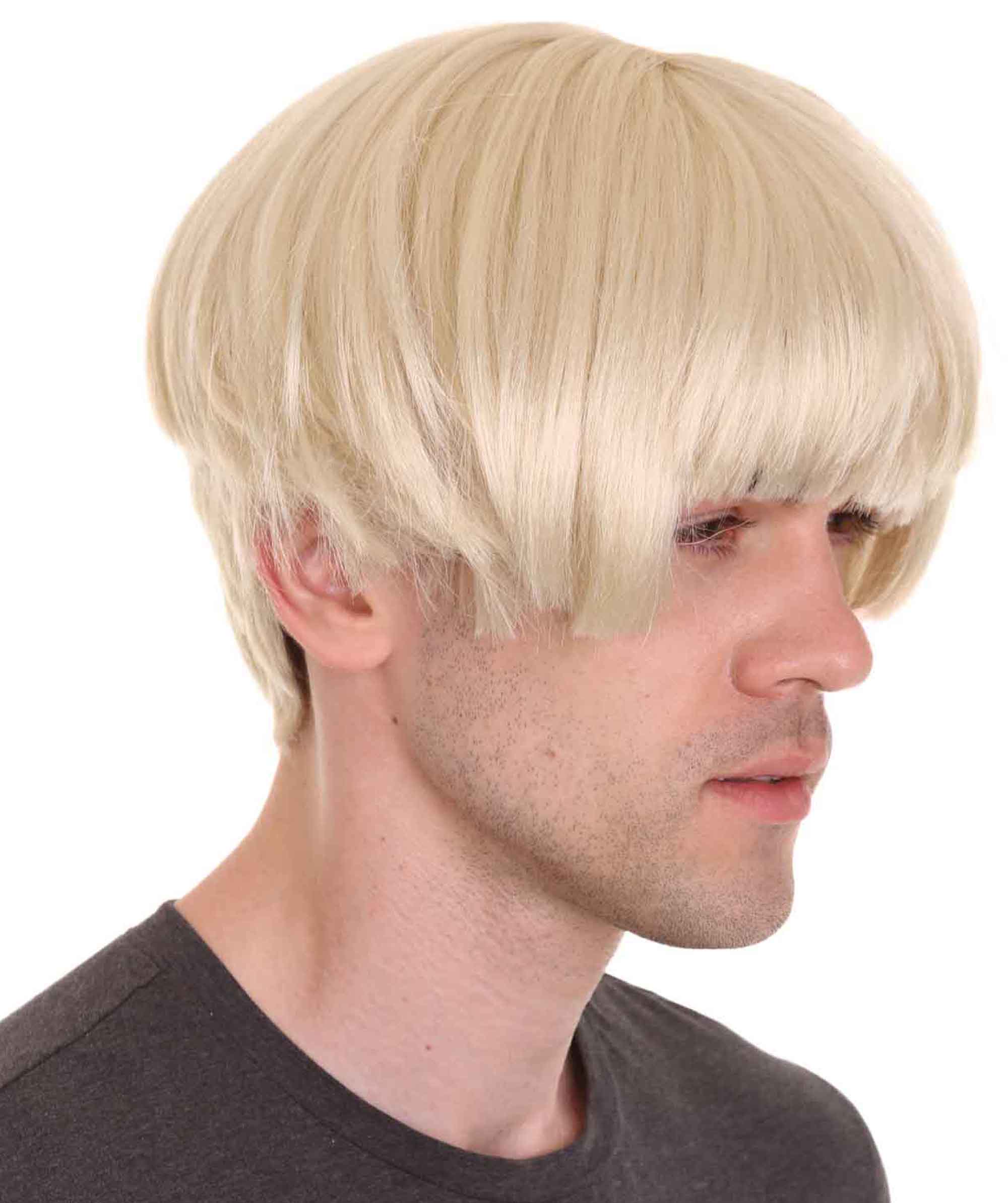 Men's Rapper Short Straight Wig - Adult / Blonde - HalloweenPartyOnline