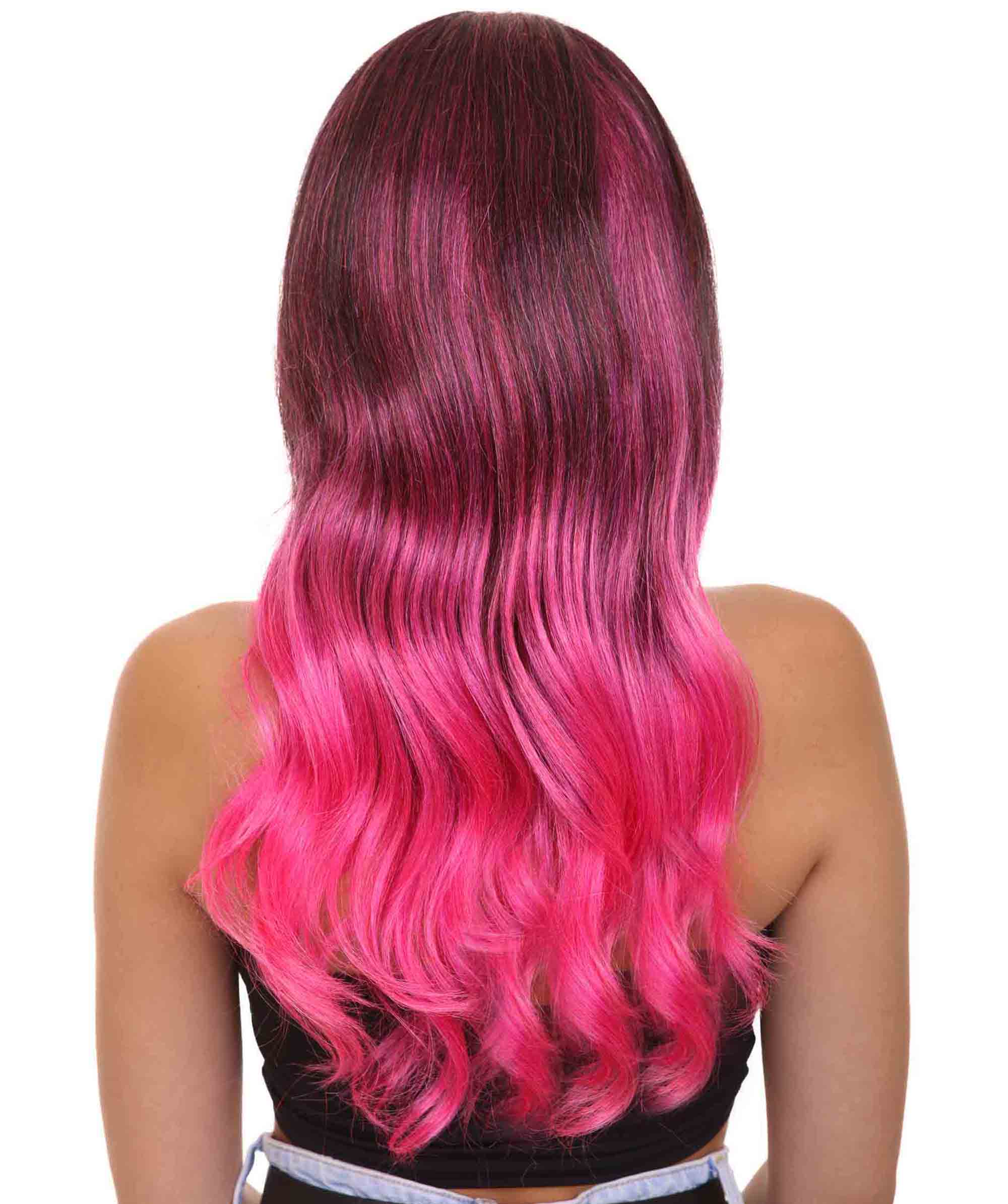 Adult Fictional Galaxy Breathable Capless Designed Cosplay Wig , Multi ...