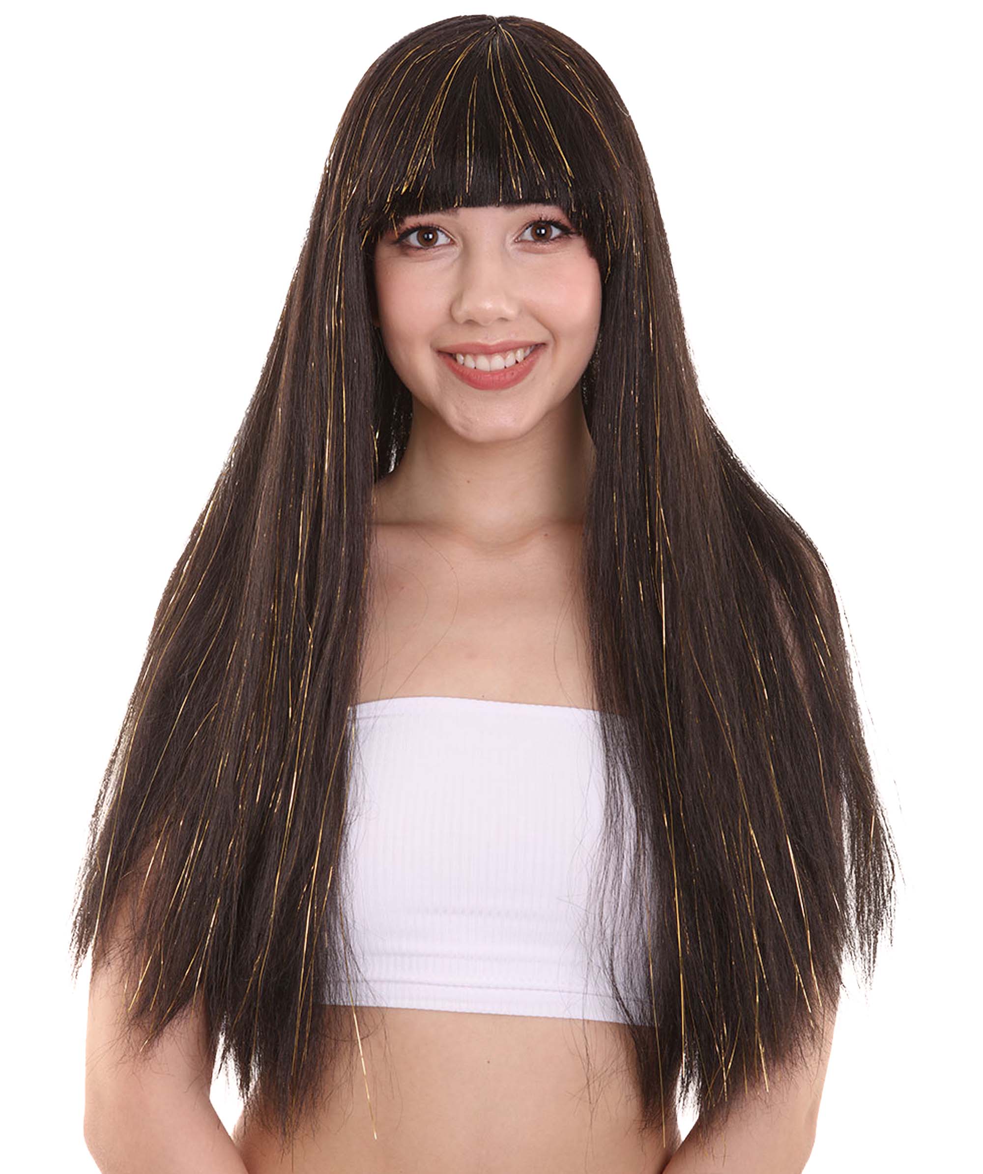 Egyptian Gold Wig - HalloweenPartyOnline