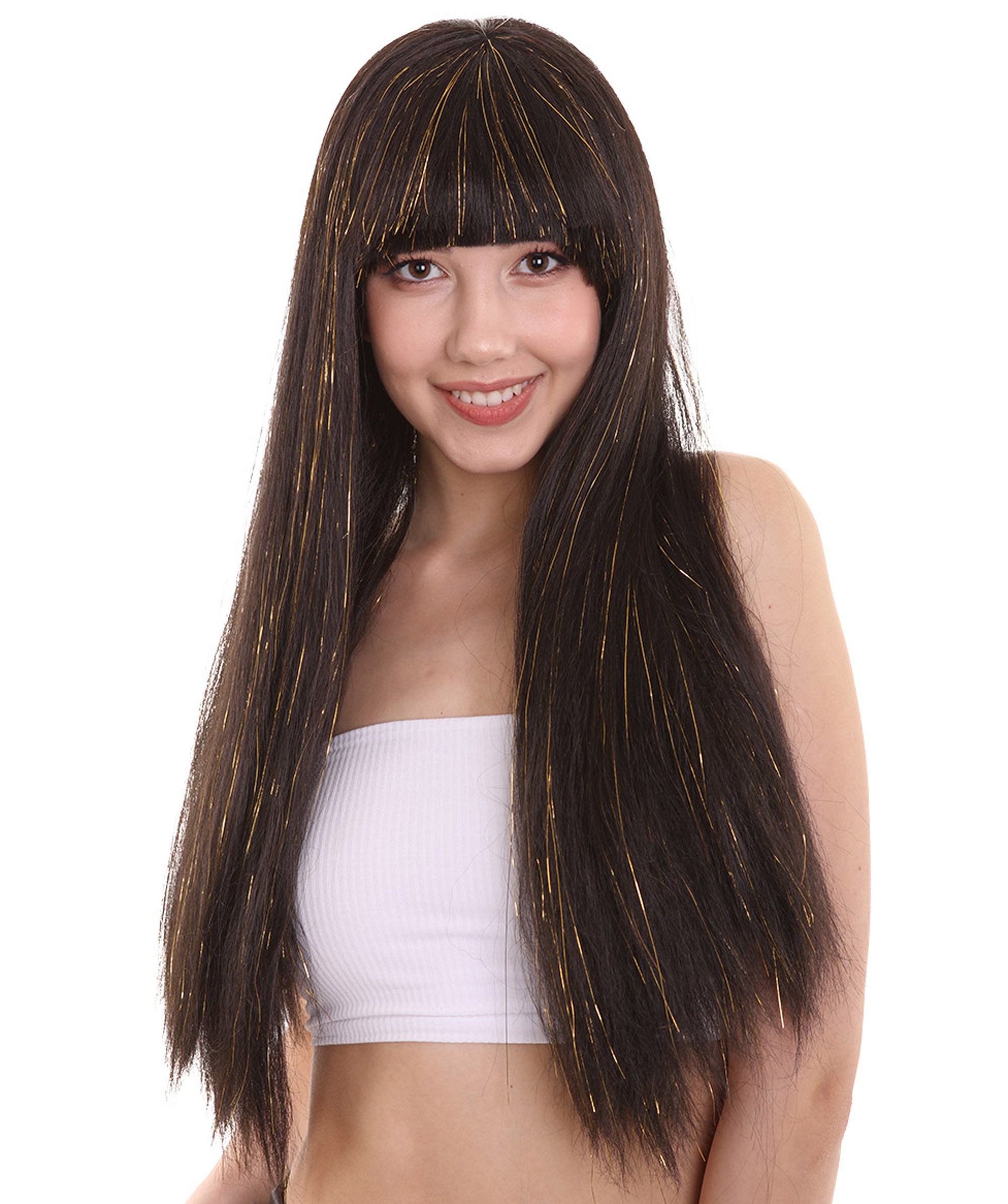 Egyptian Gold Wig - HalloweenPartyOnline