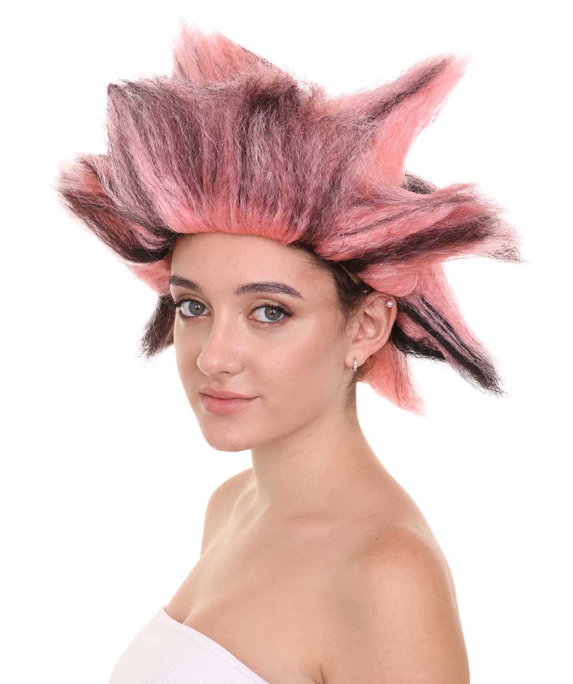 Musical Wig For Women | Pink & Black Animal Wig | HPO - Adult / Pink ...