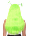 Women's Green TV/Movie Wig | Aliens Wig with 2 Antennaes ...