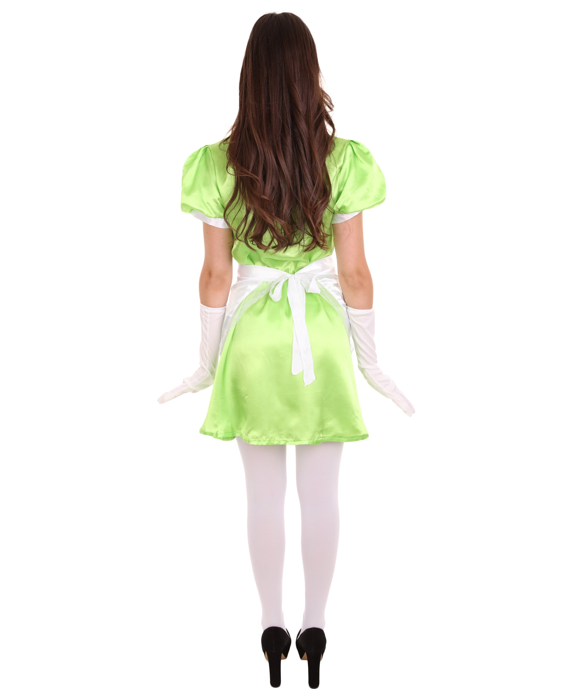 Lime Maid Uniform Costume - HalloweenPartyOnline
