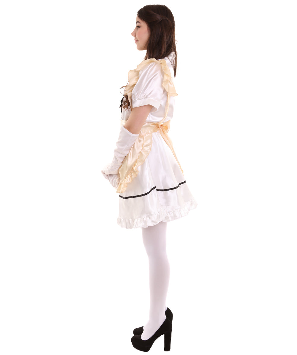French Maid Copper Uniform Costume - HalloweenPartyOnline